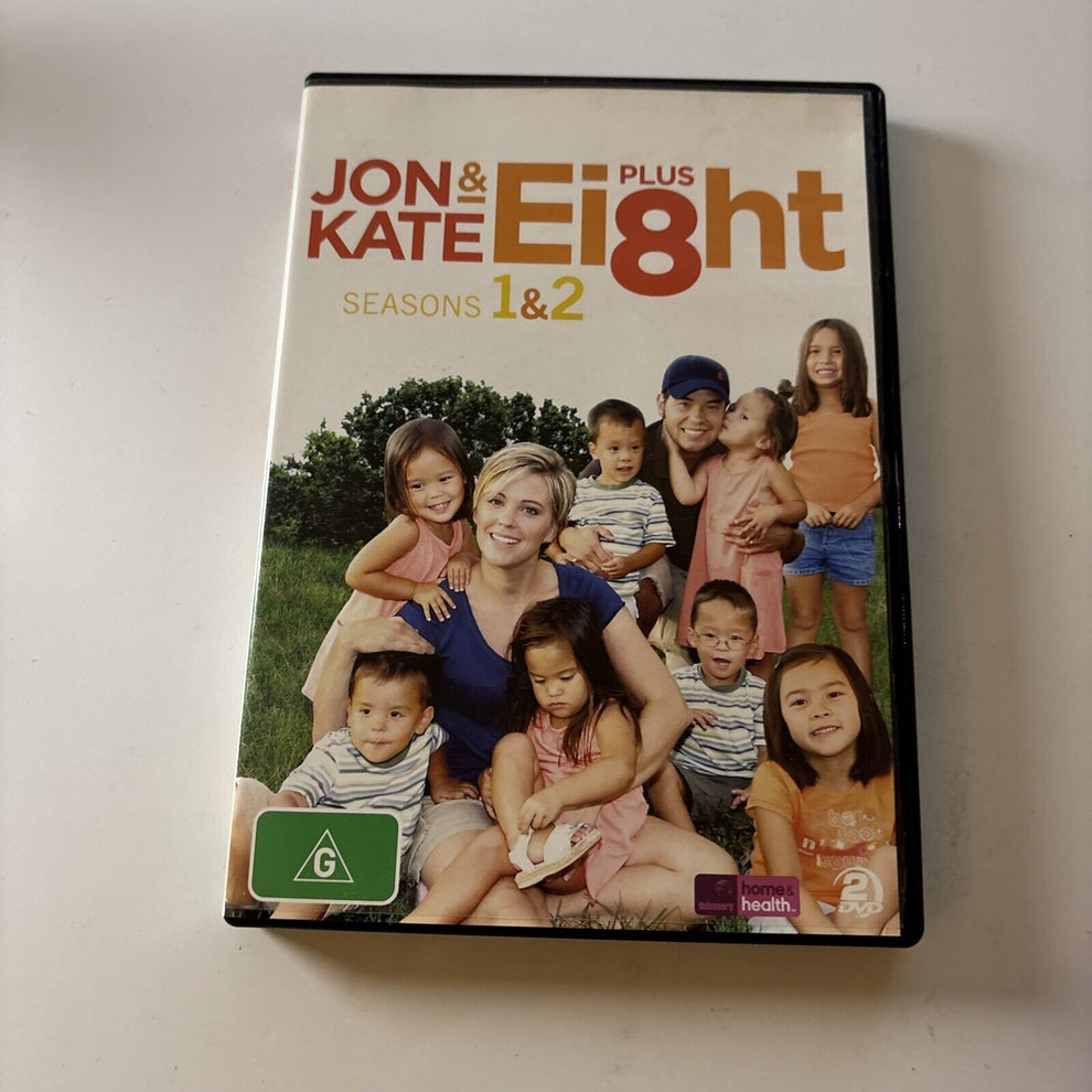 Jon & Kate Plus Eight : Season 1 & 2 (DVD, 2007) NEW Region 4 – Retro Unit