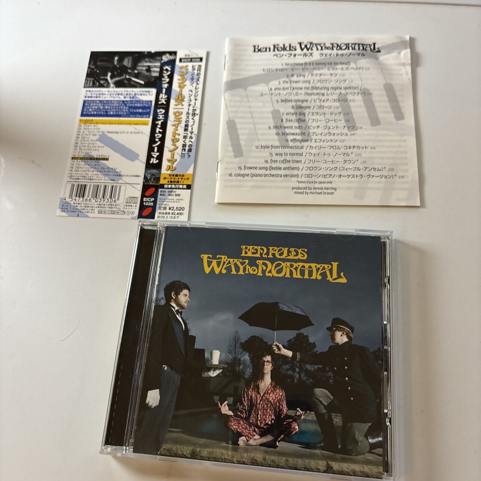 Ben Folds - Way to Normal (CD, 2008) Obi Japan Eicp-1035 – Retro Unit