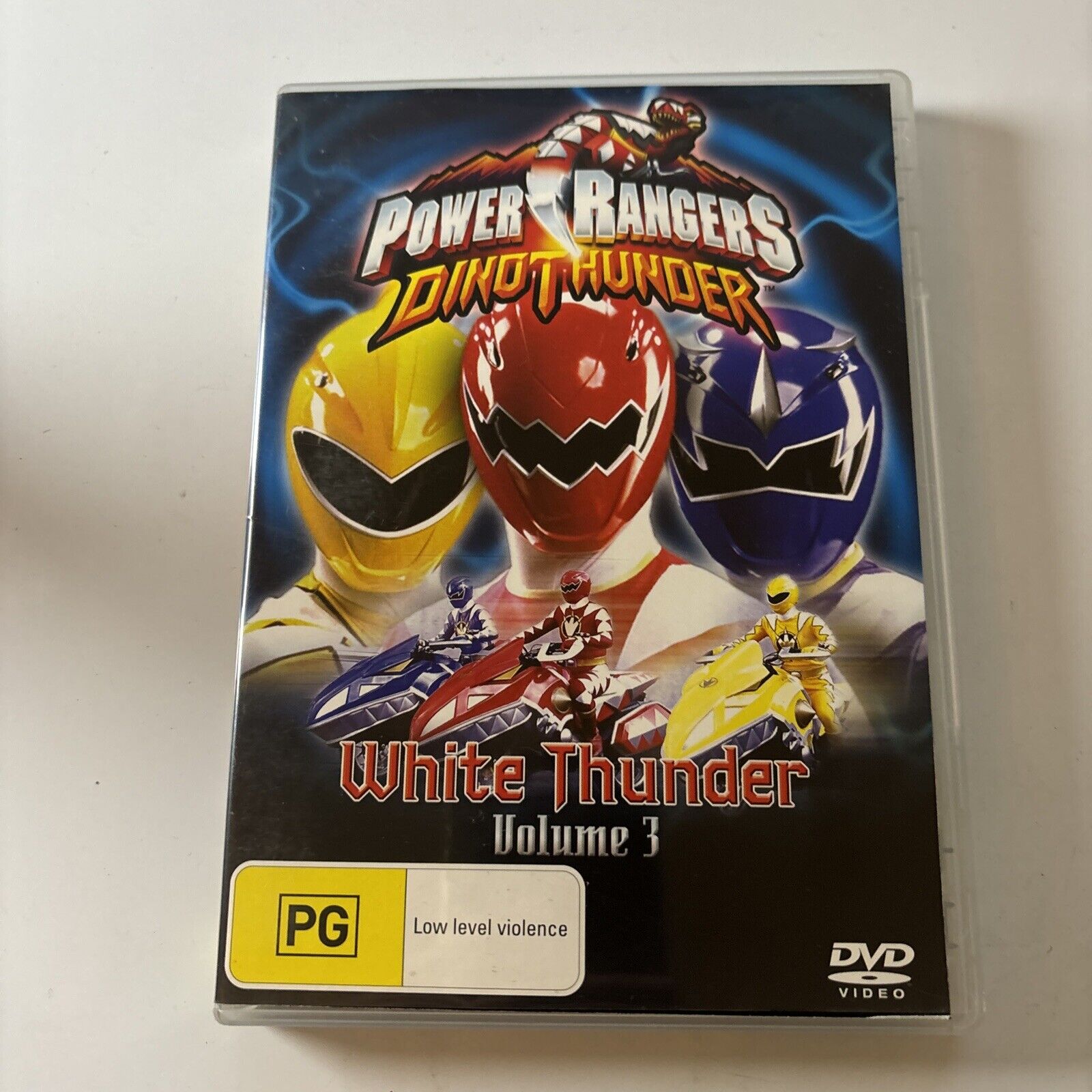 Power Rangers Dinothunder - White Thunder : Vol 3 (DVD, 2004) NEW Regi ...