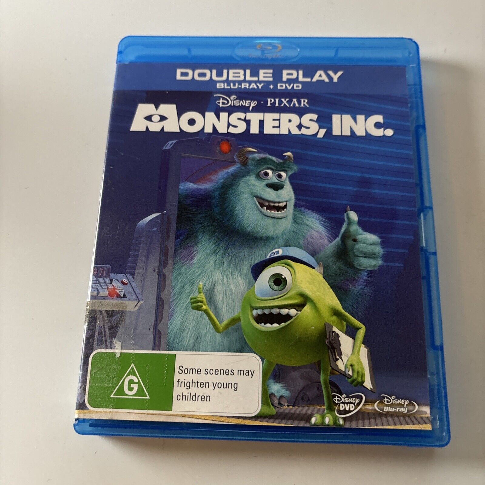 Monsters, Inc. (Blu-ray + DVD, 2001) Steve Buscemi, John Goodman All R ...