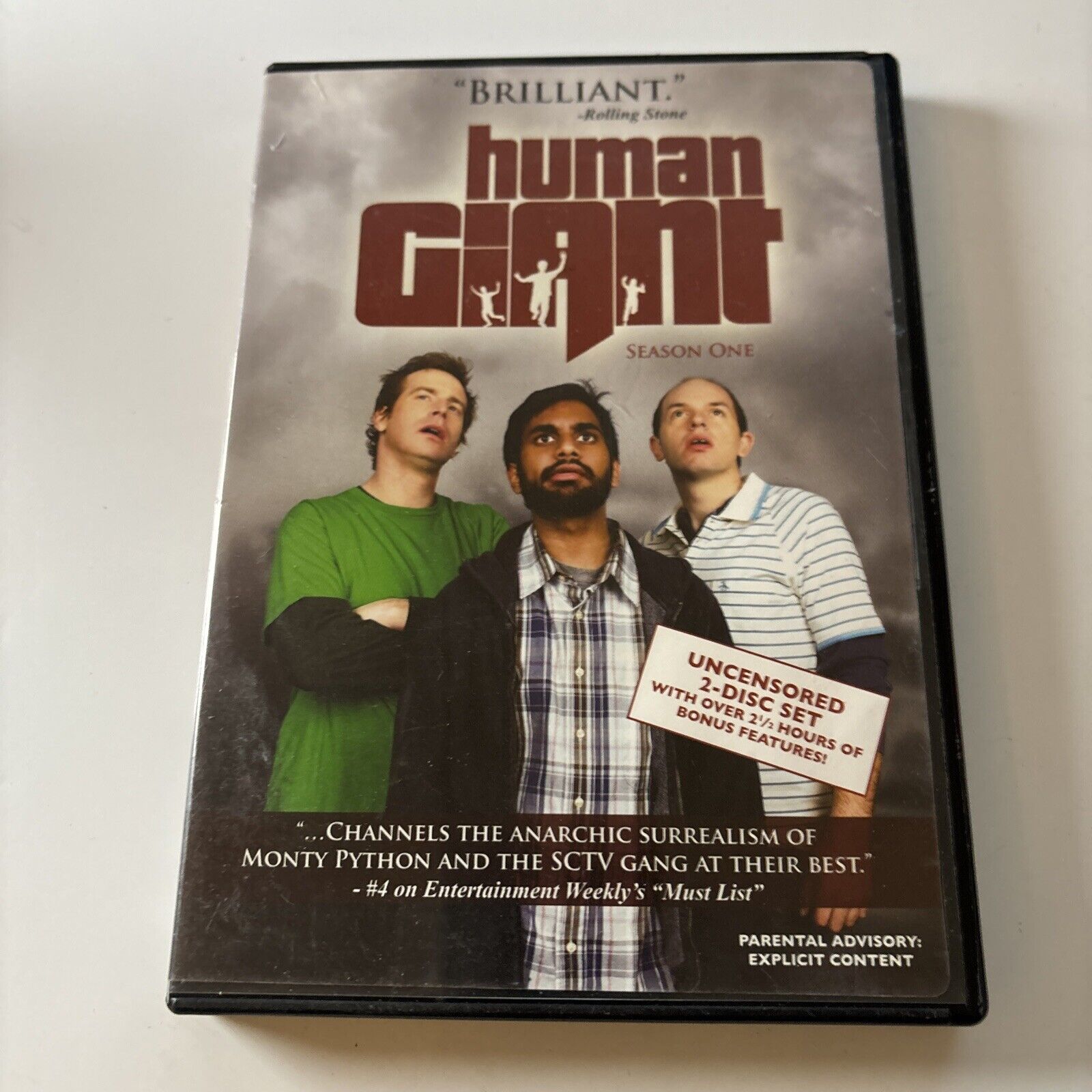 Human Giant - Season 1 (DVD, 2008, 2-Disc) PAUL SCHEER, AZIZ ANSARI Re ...