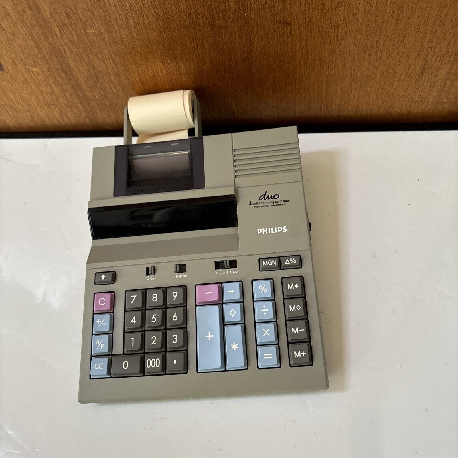 Philips Duo 2 Colour Printing Calculator SBC1852/10 *Not Working - For ...