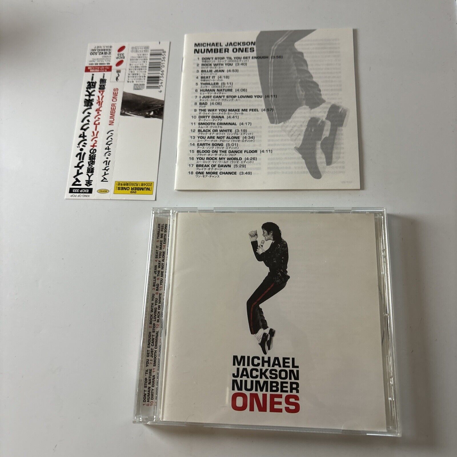 Michael Jackson - Number Ones (CD, 2003) Japan Obi Eicp-333 – Retro Unit