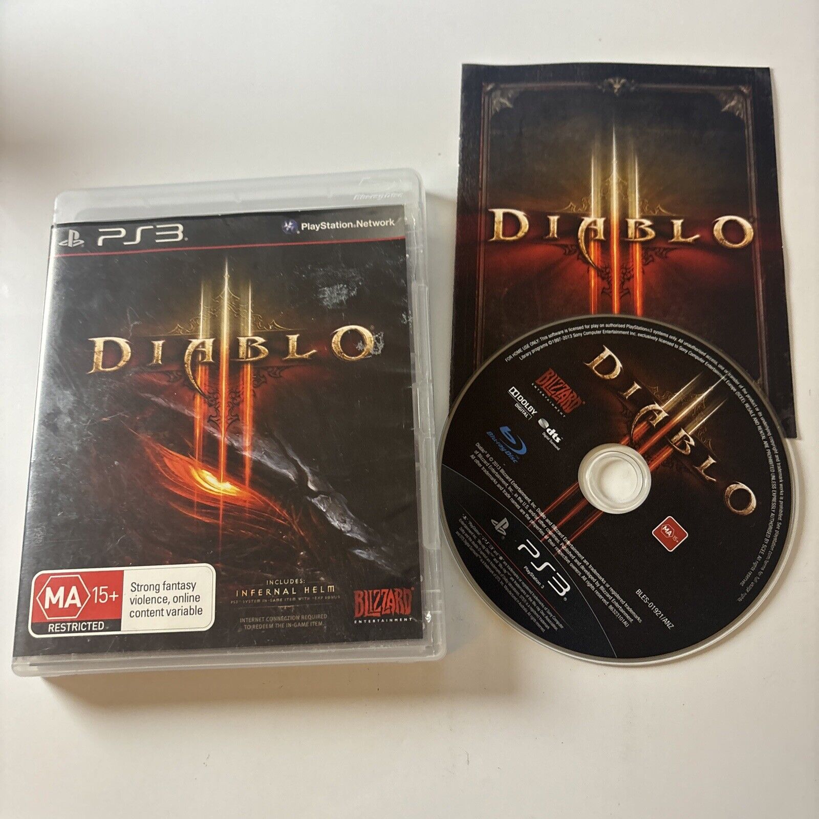 Diablo 3 III Sony Playstation 3 PS3 Game Manual – Retro Unit