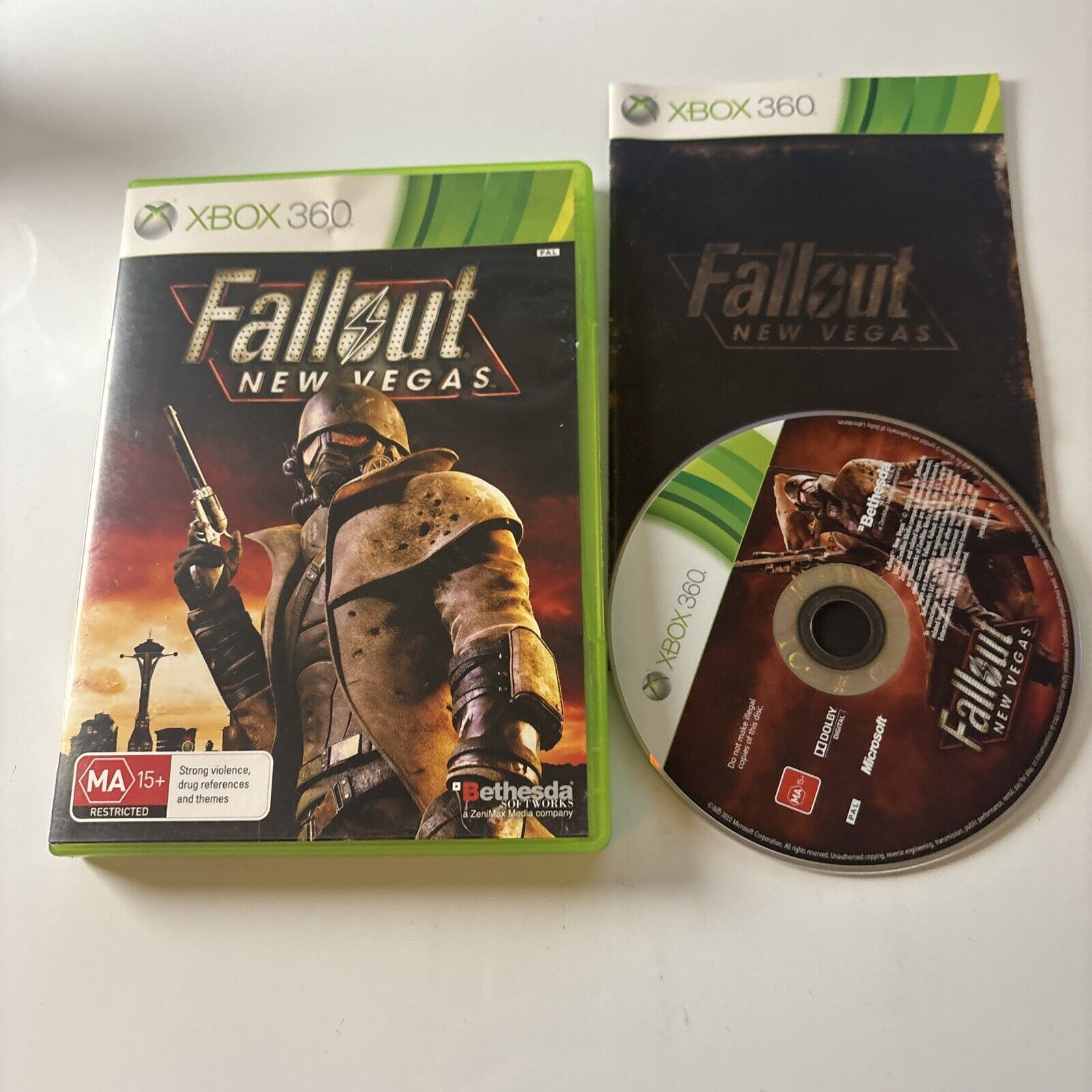 Fallout New Vegas Xbox 360 Complete with Manual PAL – Retro Unit
