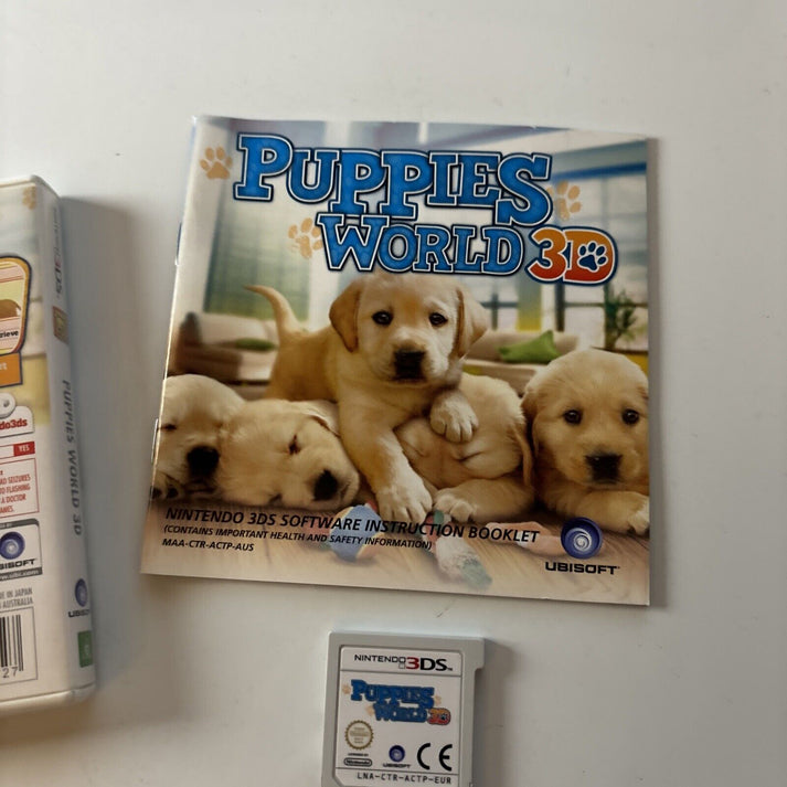 Puppies World 3D Game for Nintendo 3DS - Complete with Manual PAL ...