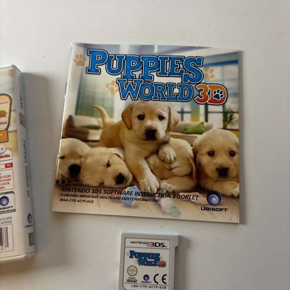 Puppies World 3D Game for Nintendo 3DS - Complete with Manual PAL ...