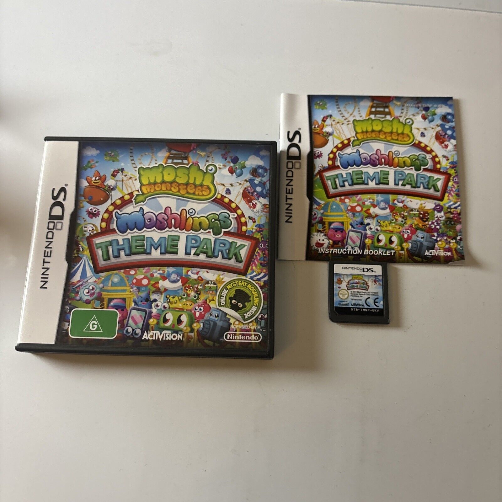 Moshi Monsters: Moshlings Theme Park Nintendo DS Manual – Retro Unit