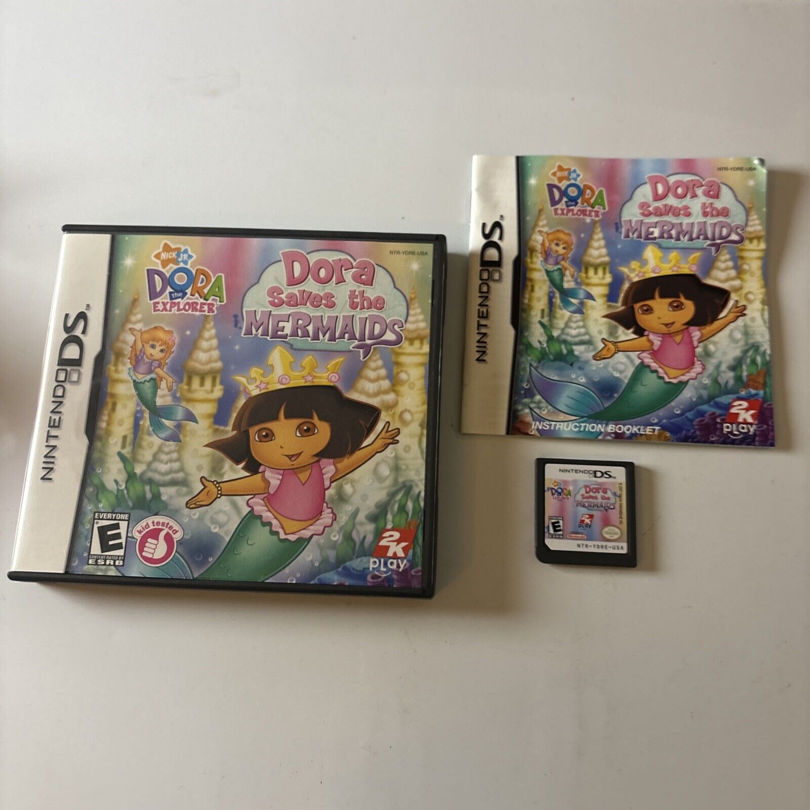 Dora the Explorer Saves the Mermaids Nintendo DS Manual – Retro Unit