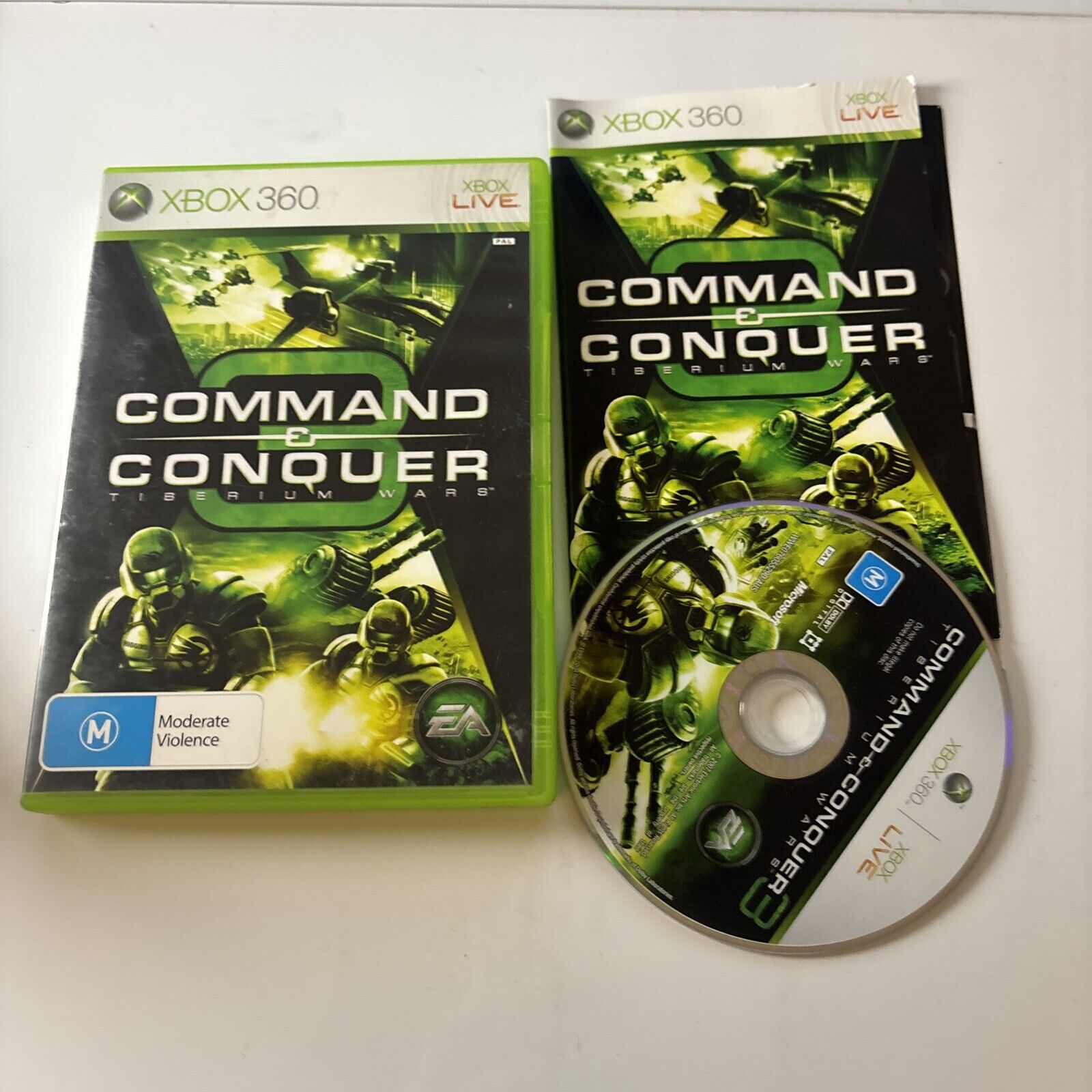 Command and Conquer 3 Tiberium Wars Xbox 360 Games Complete With Manua ...