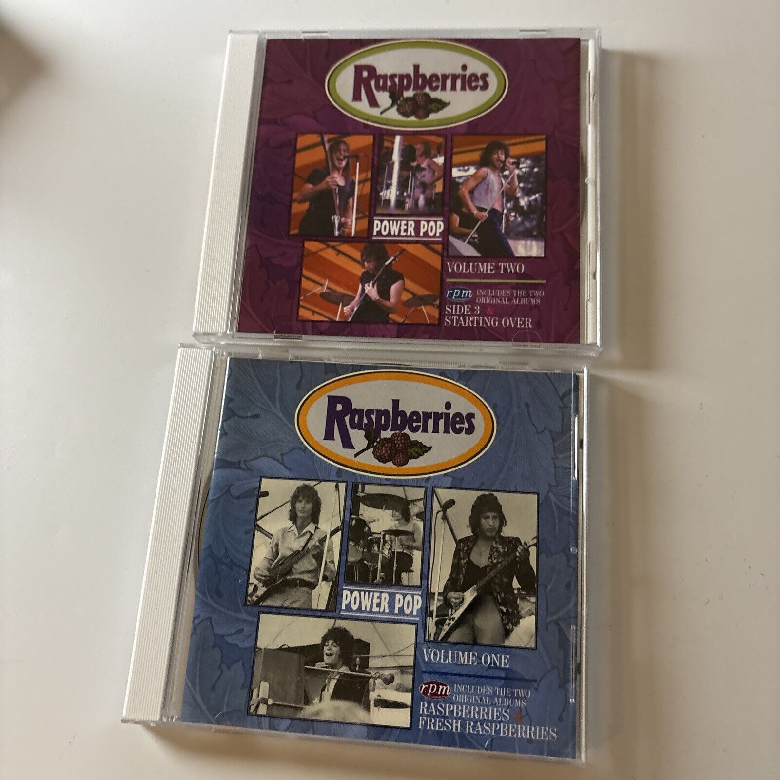 The Raspberries - Power Pop Volume One & Two (CD, 1996) RPM 163 USA ...