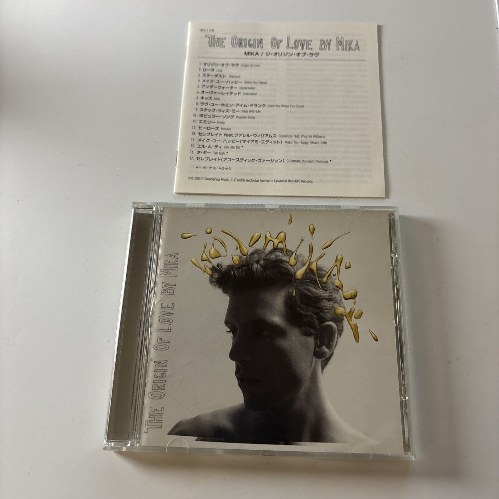 MIKA - The Origin Of Love [Bonus Japan Track] (CD, 2012) Japan uici-11 ...