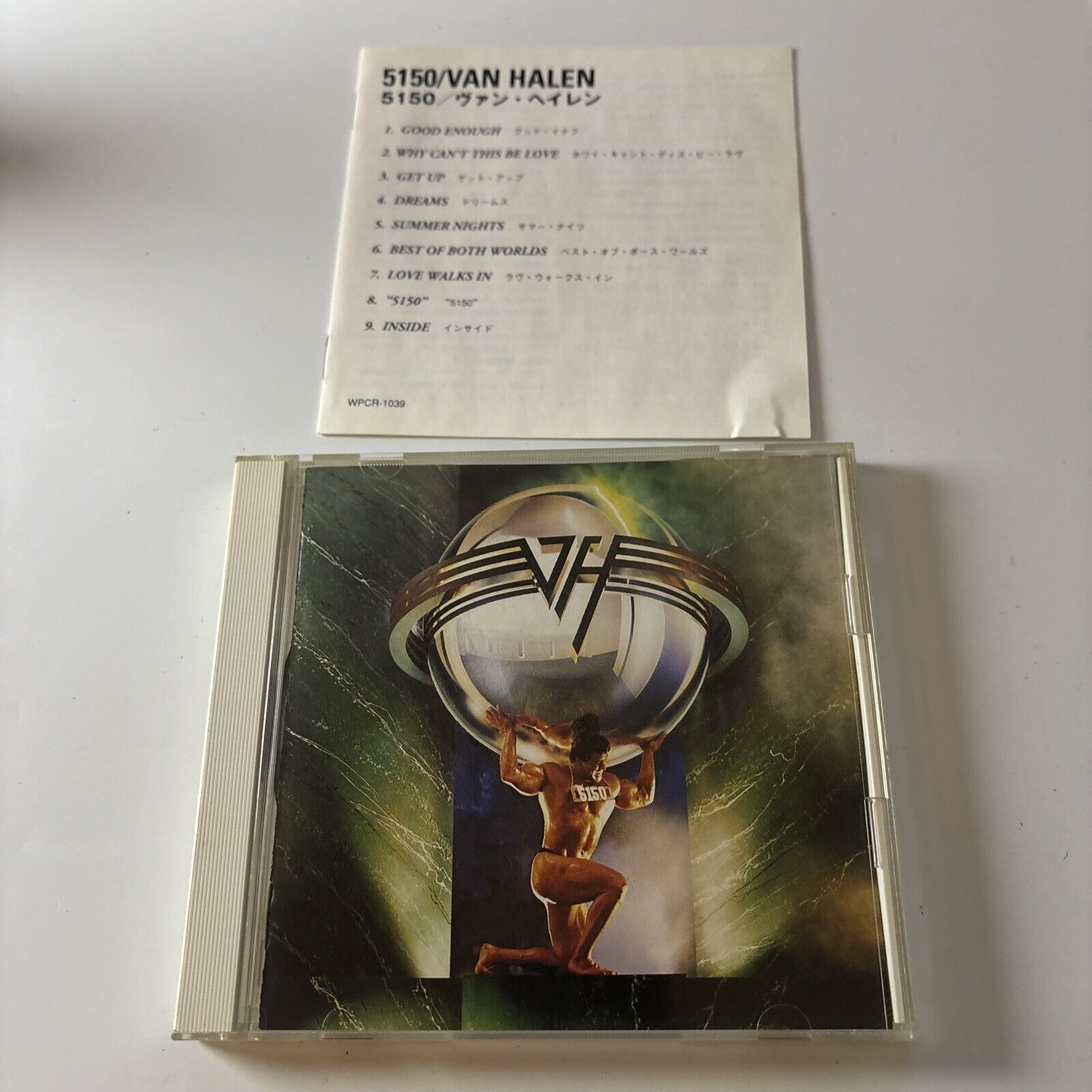 Van Halen - 5150 (CD, 1986) Japan wpcr-1039 Warner Bros. Records ...