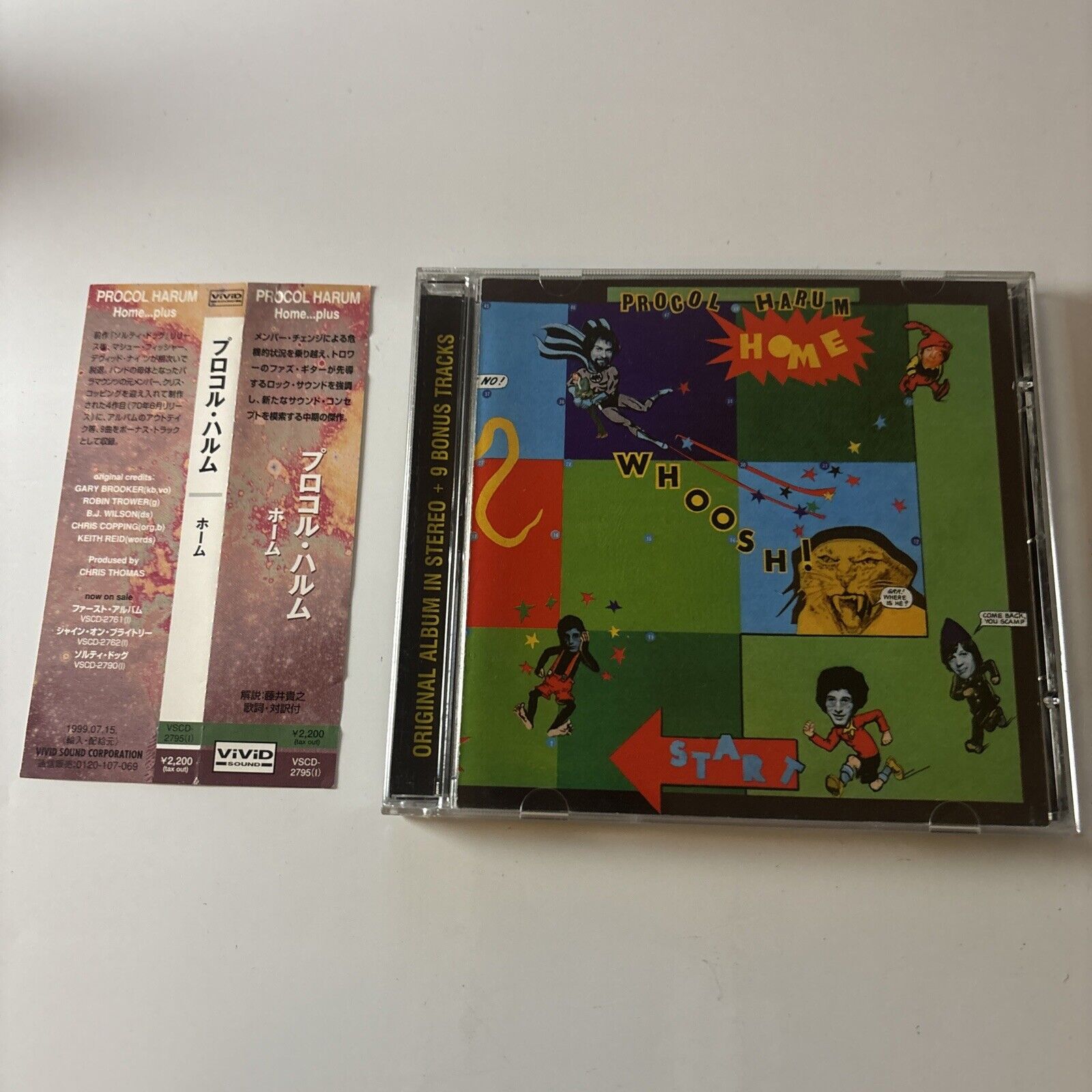 Procol Harum - Home...Plus! (CD, 1970) Japan wesm-535 Obi – Retro Unit