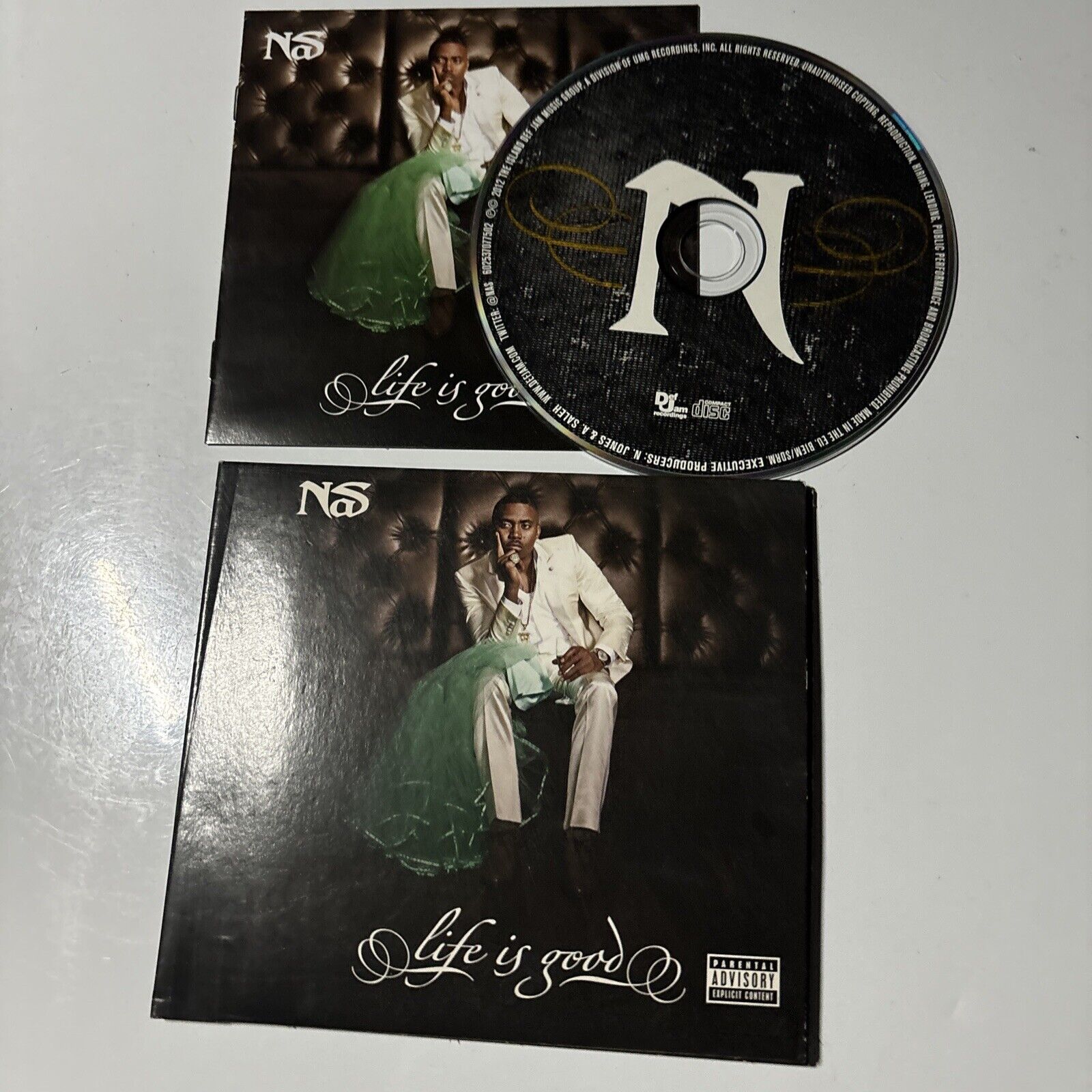 Nas - Life Is Good (CD, 2012) USA Def Jam Recordings – Retro Unit
