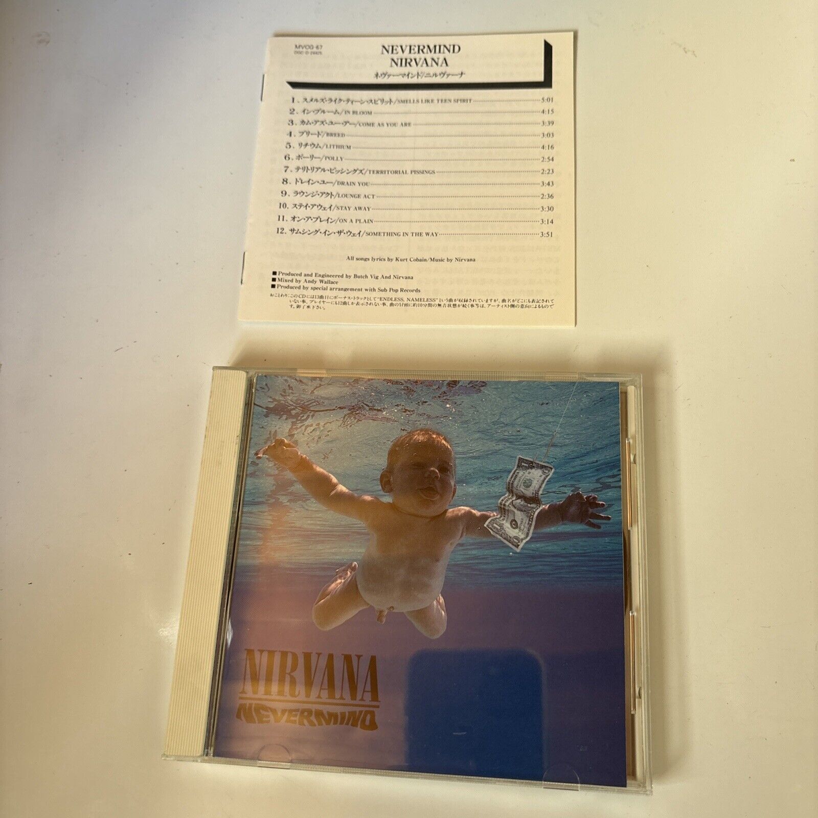 Nirvana - Nevermind (CD, 1991) Japan MVC6-67 – Retro Unit