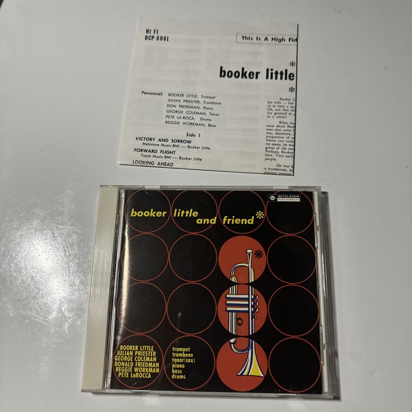 Booker Little - Booker Little And Friend (CD, 2000) Japan TOCJ-62049 ...