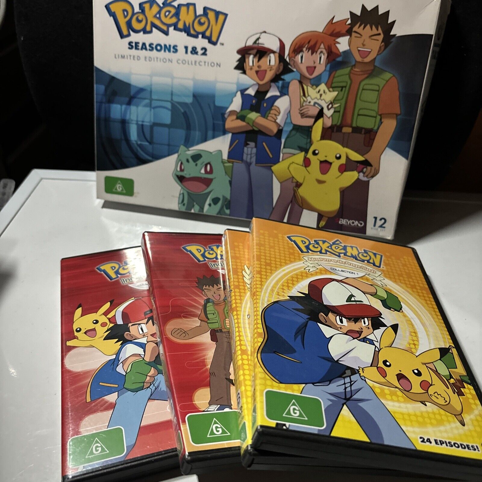 Pokemon : Season 1 & 2 Limited Edition Collection (DVD, 2015, 12-Disc ...