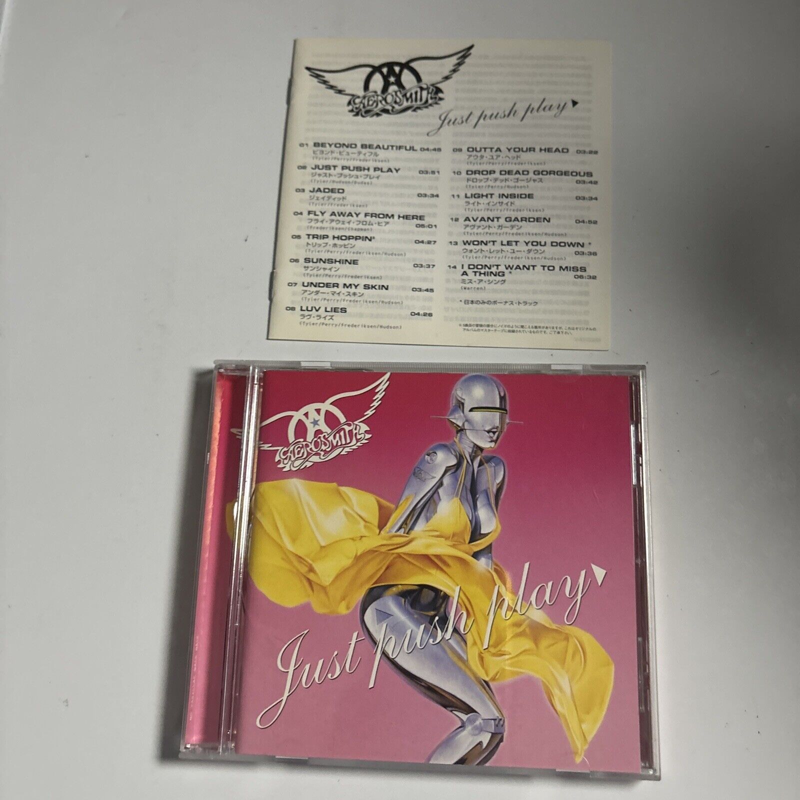 Aerosmith - Just Push Play (CD, 2001) Japan SRCs-2440 – Retro Unit