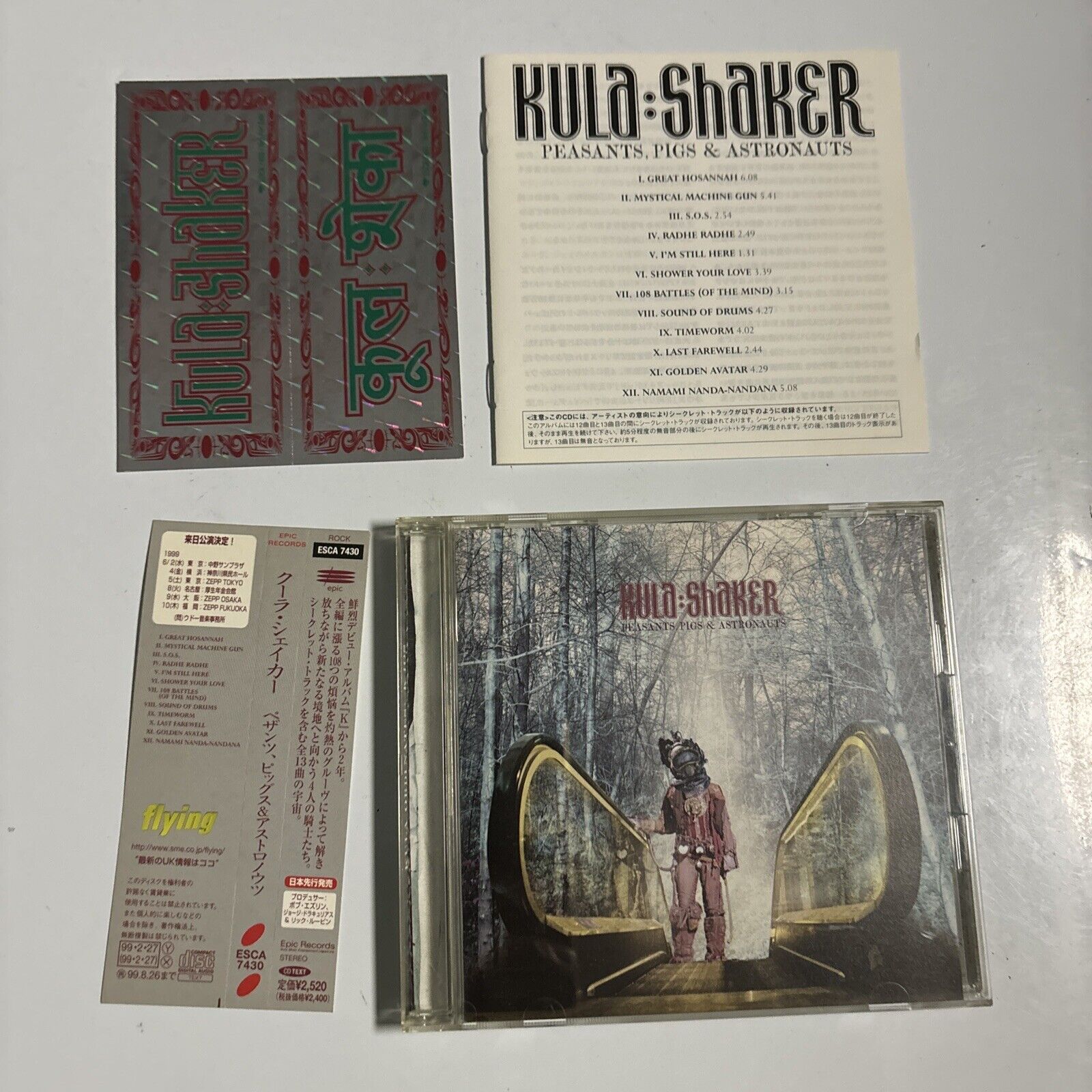 Kula Shaker - Peasants, Pigs & Astronauts (CD, 1999) Japan esca-7430 O ...