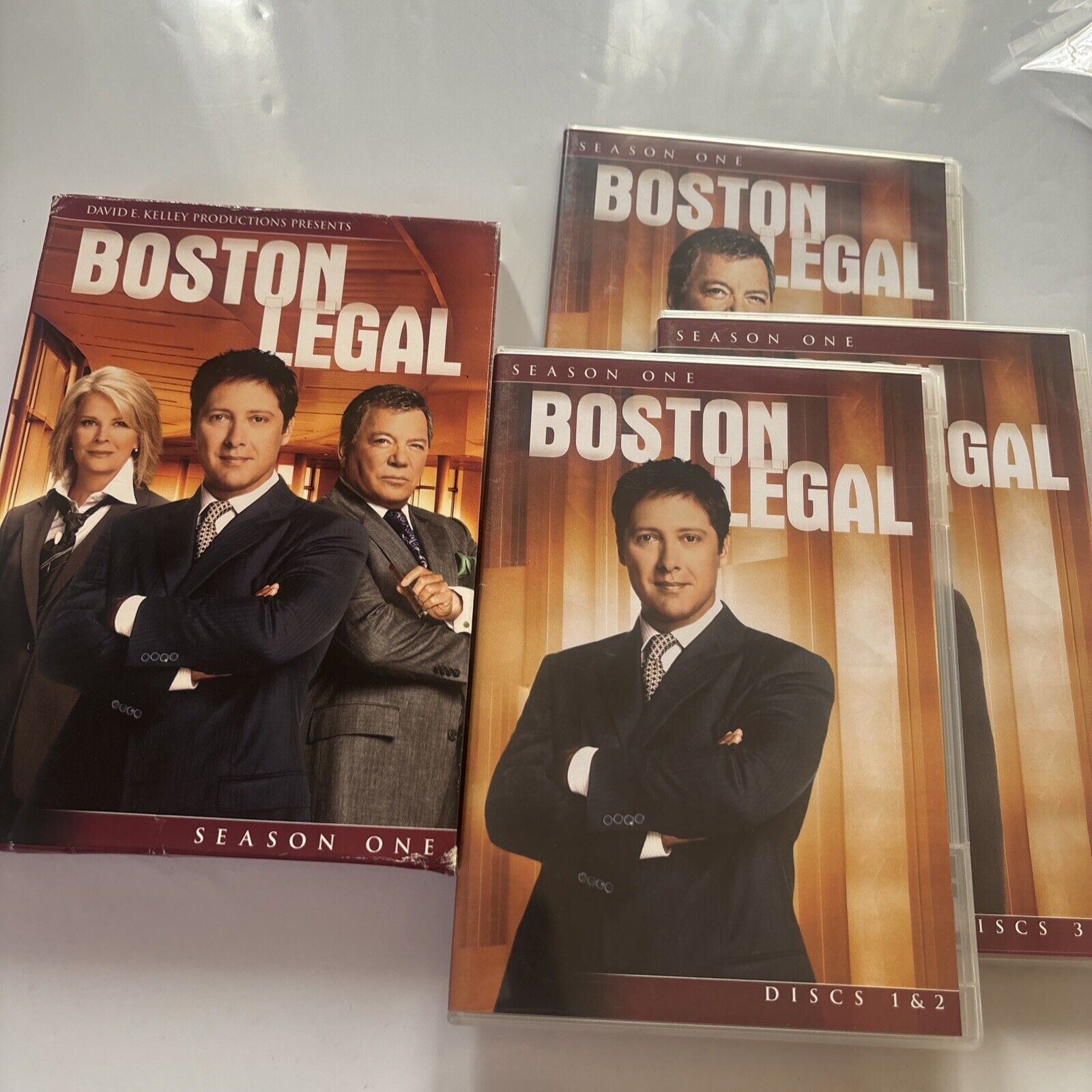 Boston Legal - Season One (DVD, 2006, 5-Disc) William Shatner Region 1 ...