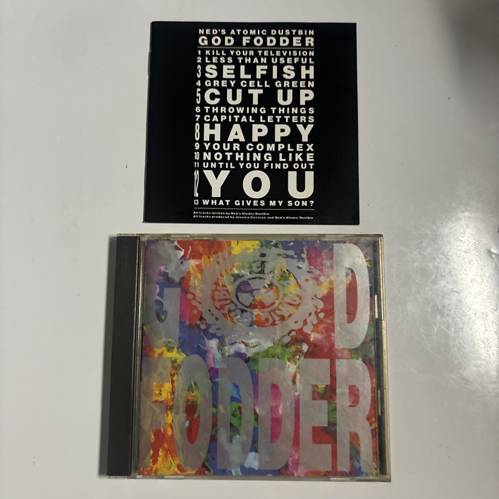 Ned's Atomic Dustbin - God Fodder (CD, 1991) Japan ESCA-5280 Rock ...