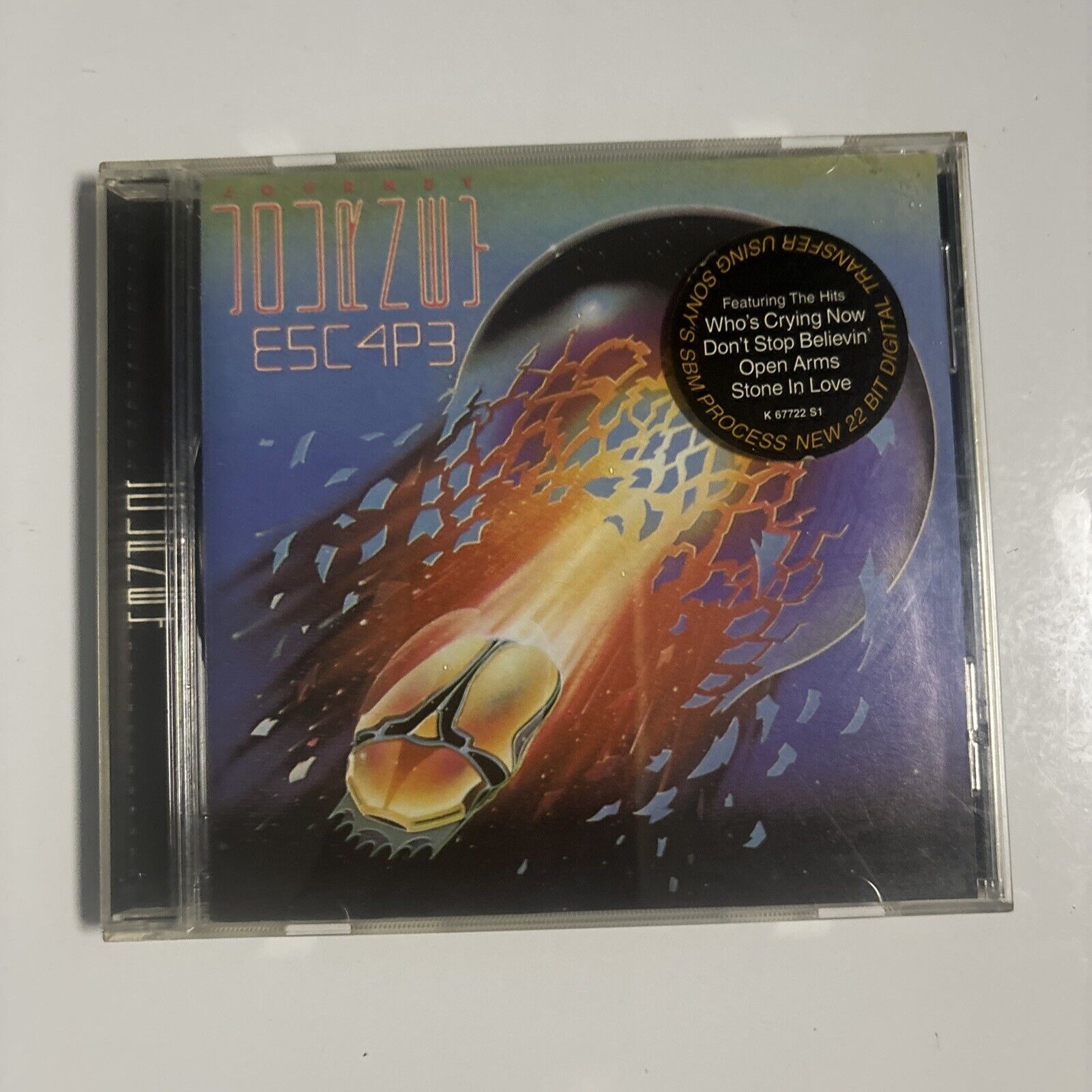 Journey - Escape (CD, 1996) CK 67722 Columbia – Retro Unit