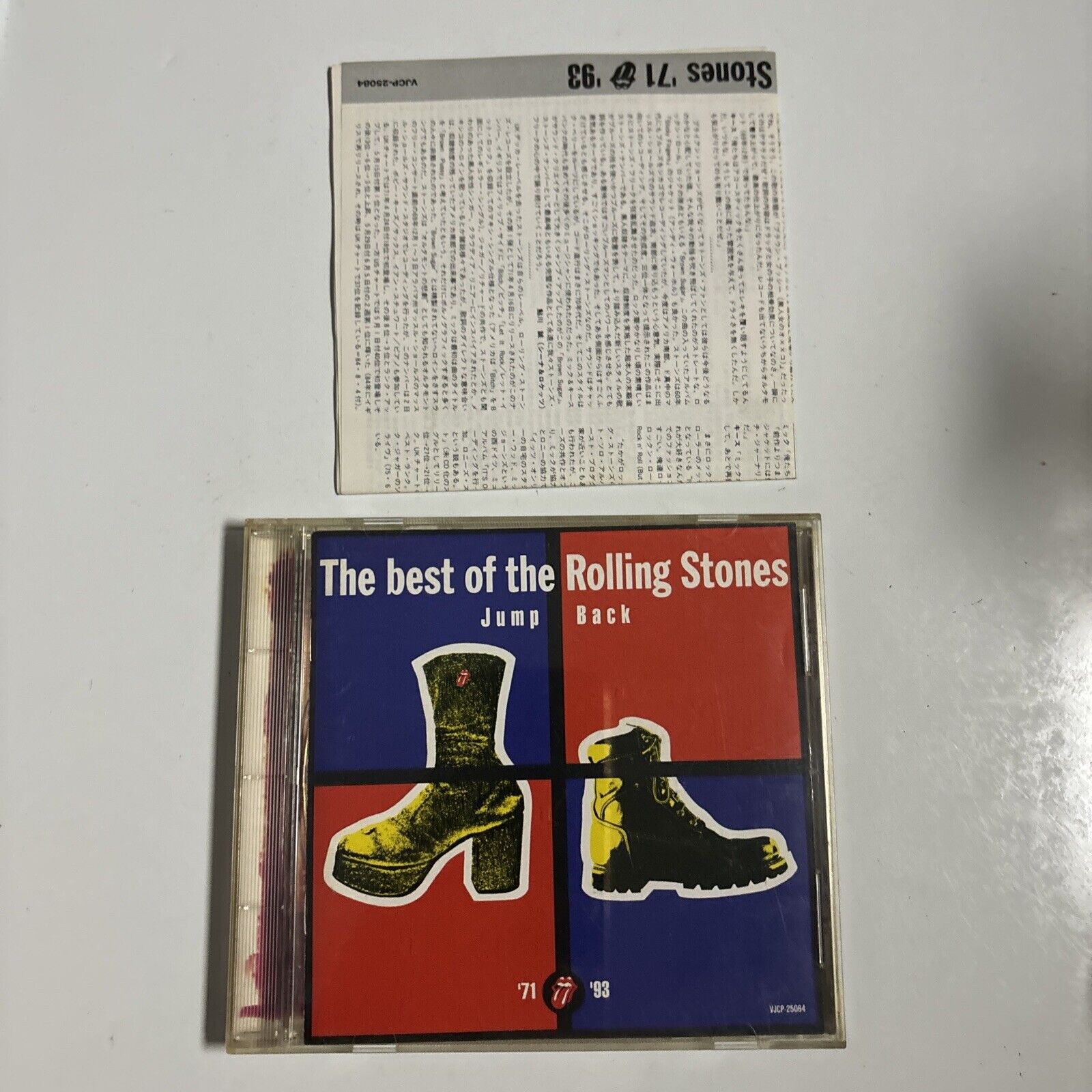 The Rolling Stones - Jump Back (CD, 1993) Japan vjcp-25084 – Retro Unit