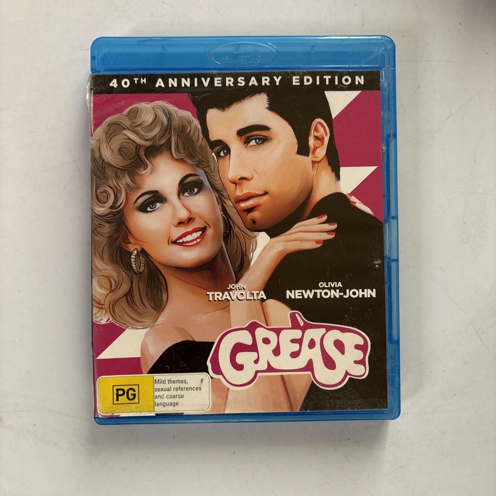 Grease - 40th Anniversary Edition (Blu-ray, 1978) Olivia Newton-John R ...