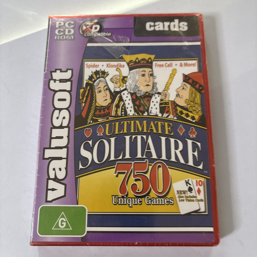 Ultimate Solitaire - 750 Unique Games PC CD-ROM NEW – Retro Unit