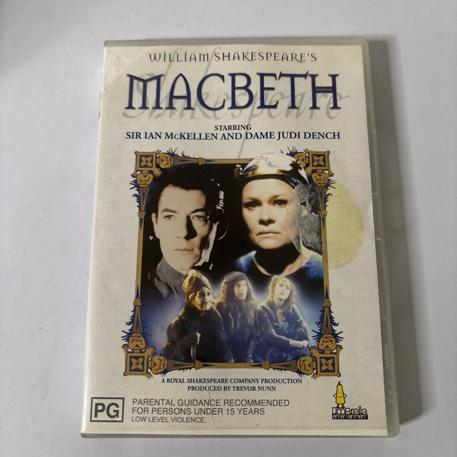 Macbeth (DVD, 1978) Judi Dench, Ian McKellen Region 4 – Retro Unit