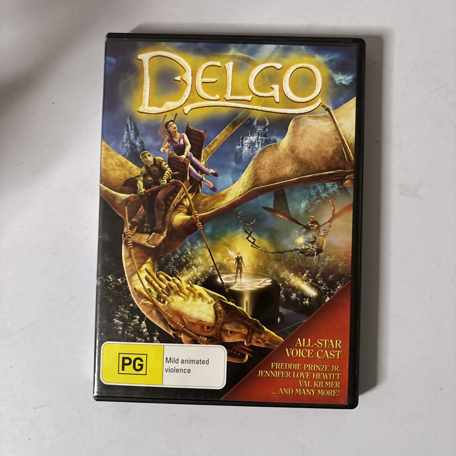 Delgo (DVD, 2008) Jennifer Love Hewitt, Val Kilmer Region 4 – Retro Unit