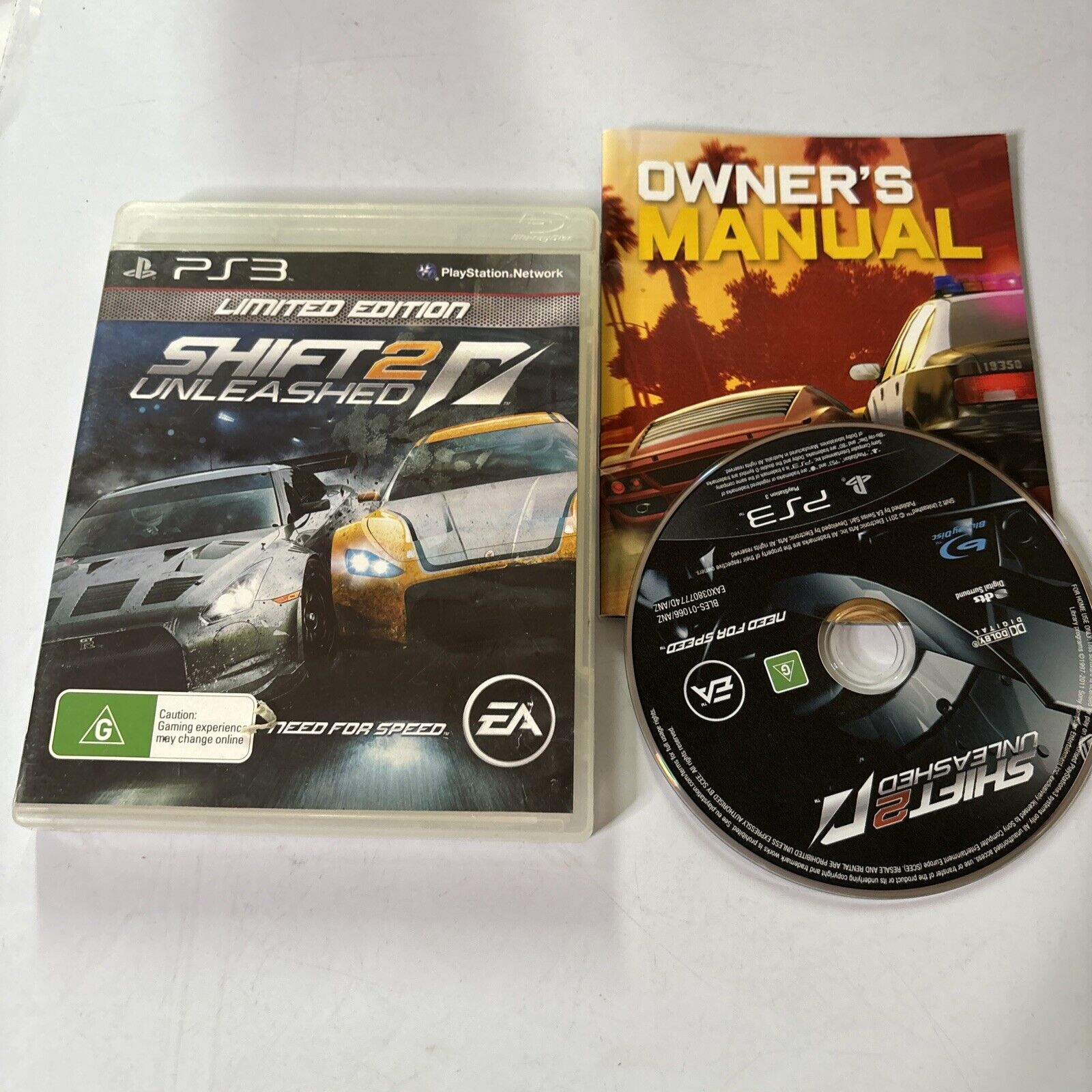 Shift 2: Unleashed (Limited Edition) Sony PS3 Sony PlayStation 3 game ...