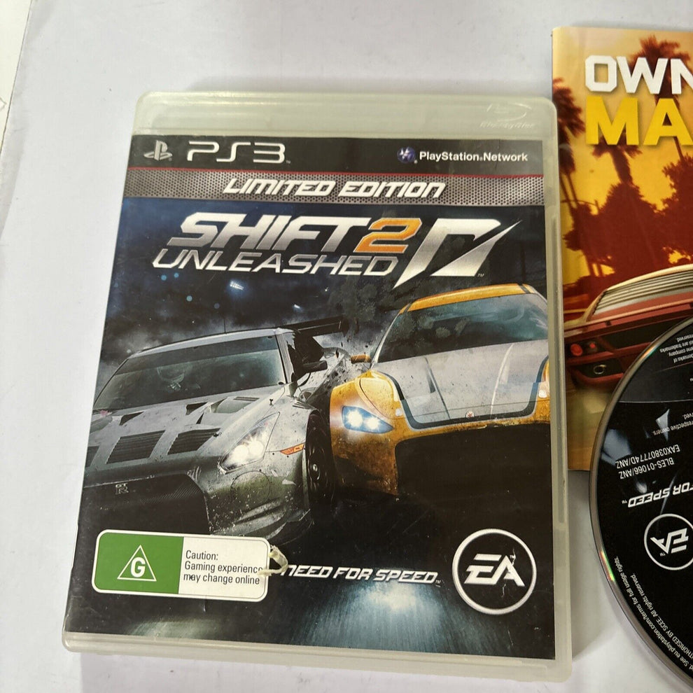 Shift 2: Unleashed (Limited Edition) Sony PS3 Sony PlayStation 3 game ...