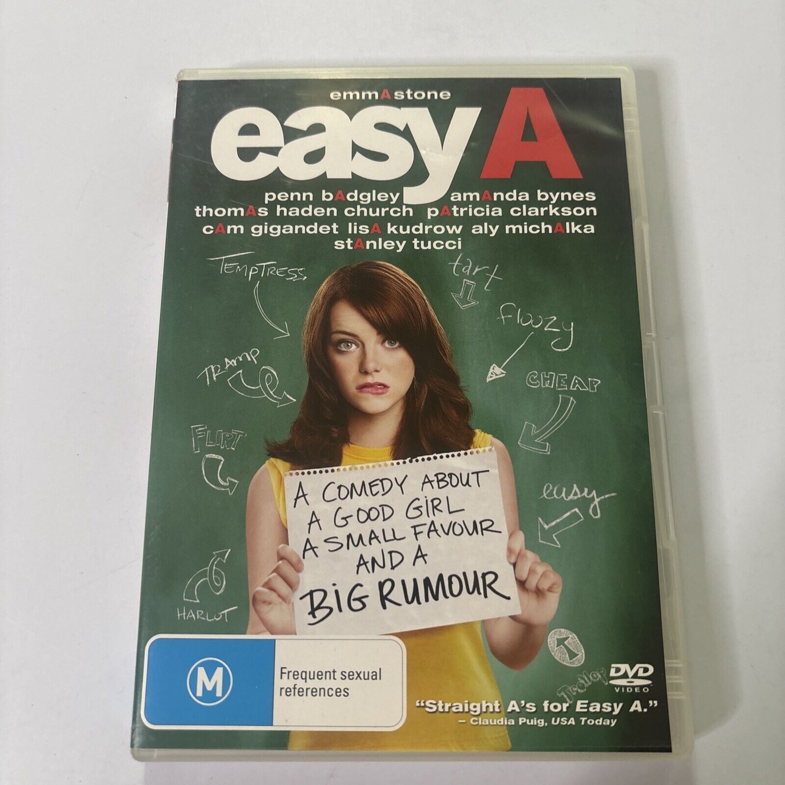 Easy A (DVD, 2010) NEW Emma Stone Region 4 – Retro Unit