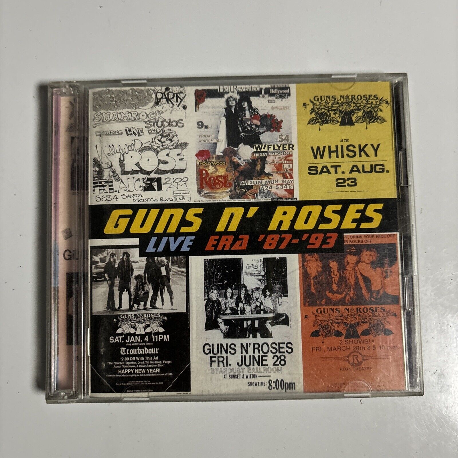 Guns N' Roses - Live Era '87-'93 (CD, 1999, 2-Disc) Japan mvcf-30005-6 ...