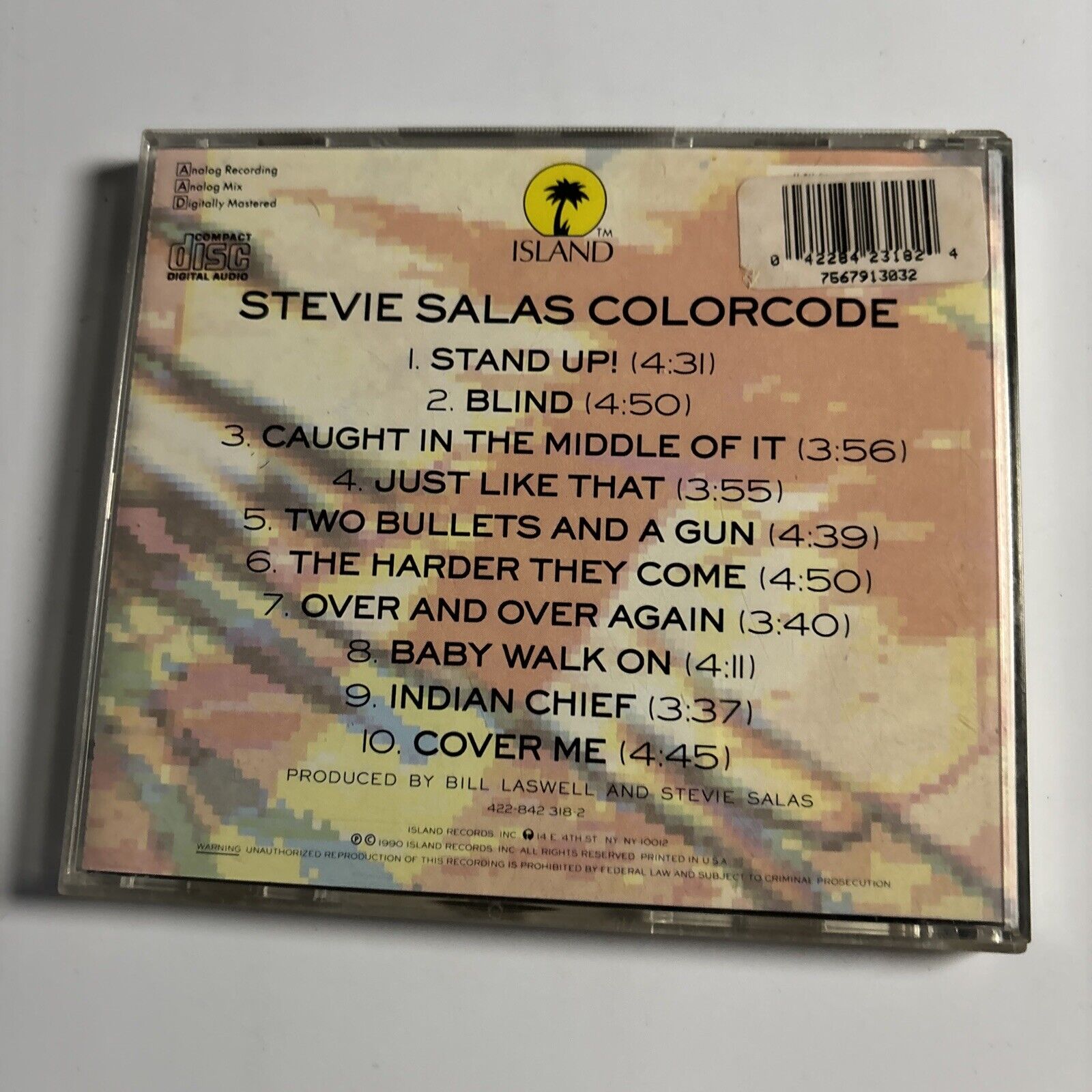 Stevie Salas Colorcode - Stevie Salas Colorcode (CD, 1990) Island Reco ...