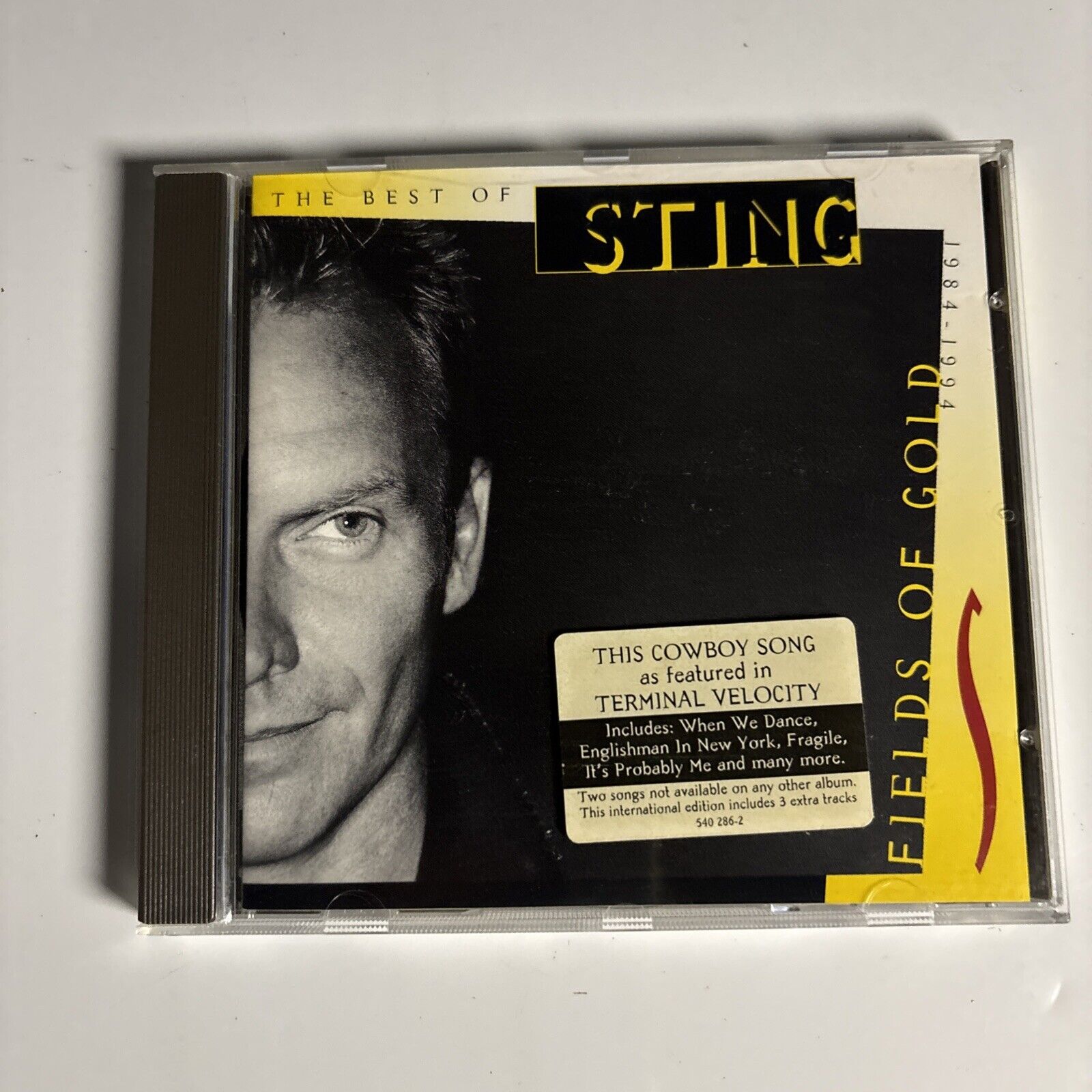 Sting – Fields Of Gold: The Best Of Sting 1984 - 1994 (CD, 1994) 540 3 ...