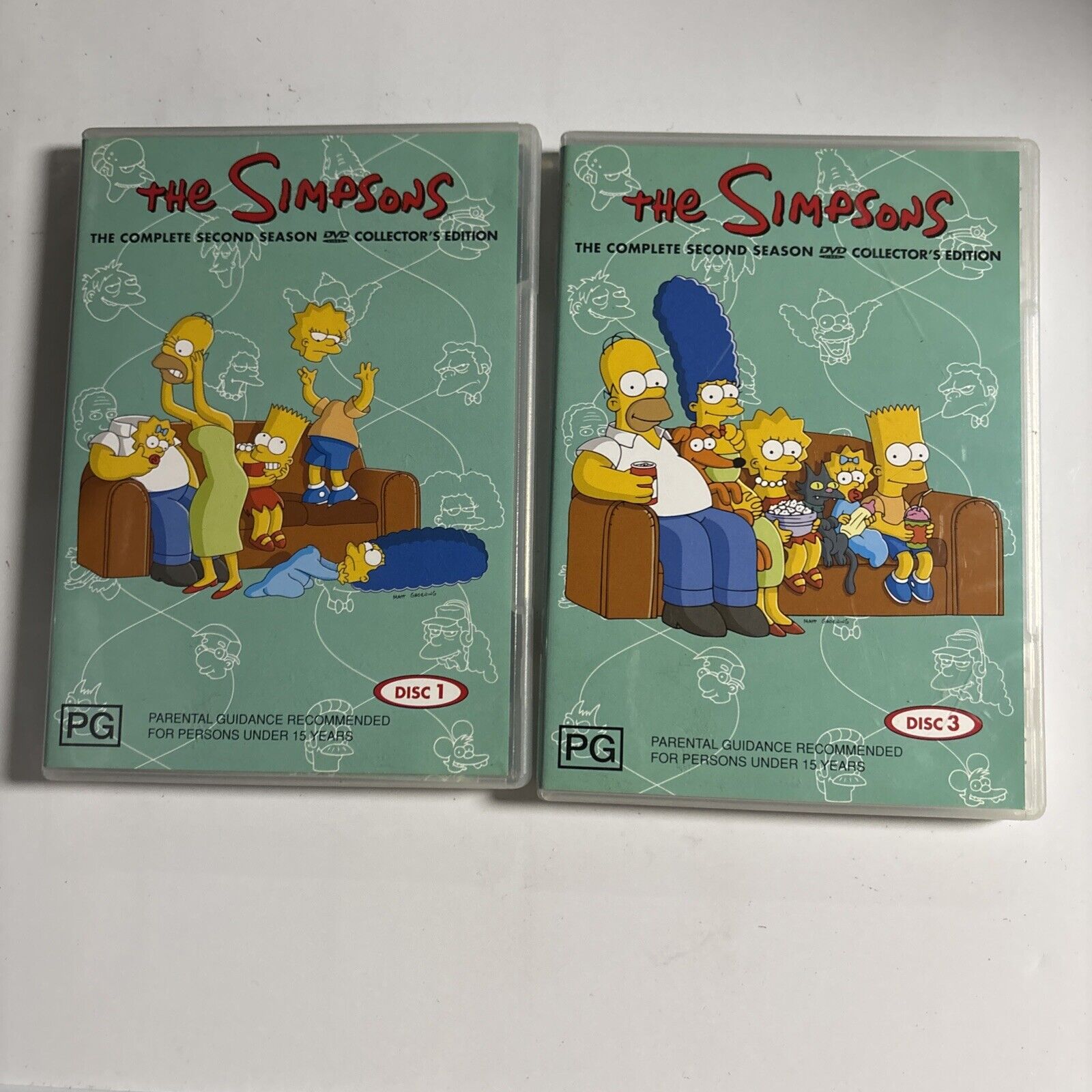 The Simpsons - Season 2 (DVD, 1991, 4-Disc) Region 4 – Retro Unit