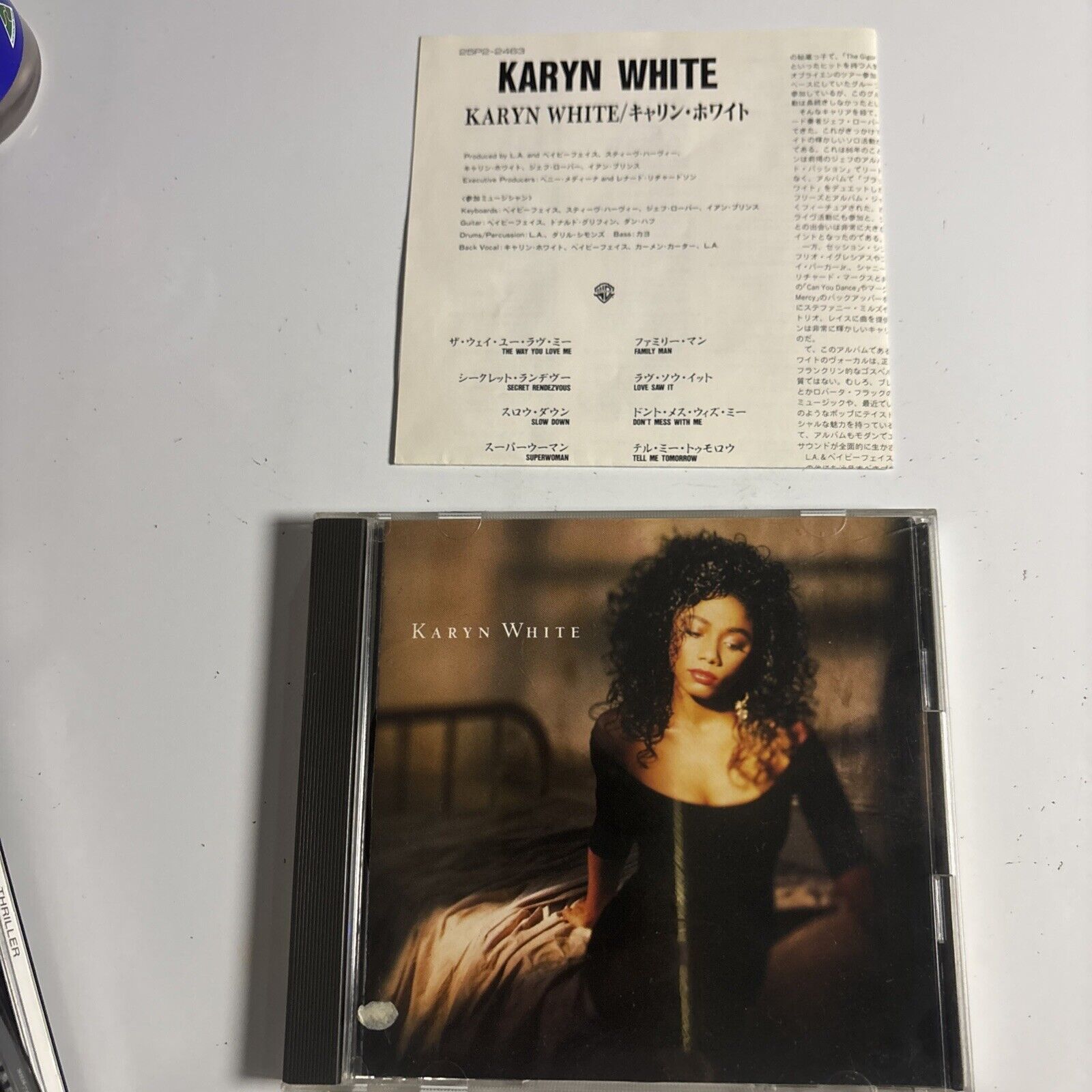 Karyn White – Karyn White (CD, 1989) 25p2-2463 Japan – Retro Unit