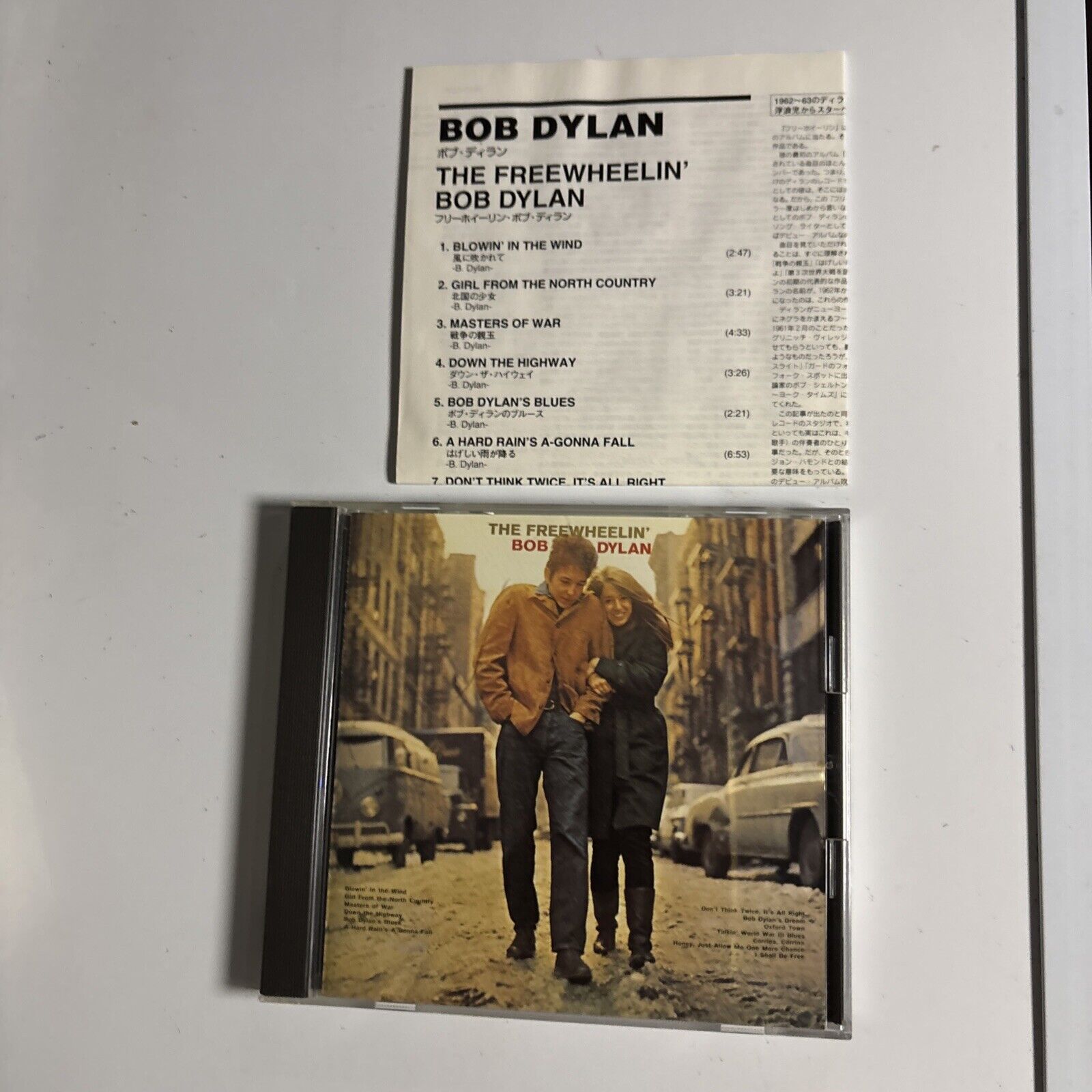 Bob Dylan - The Freewheelin' Bob Dylan (CD, 1997) srcs-9240 Japan ...