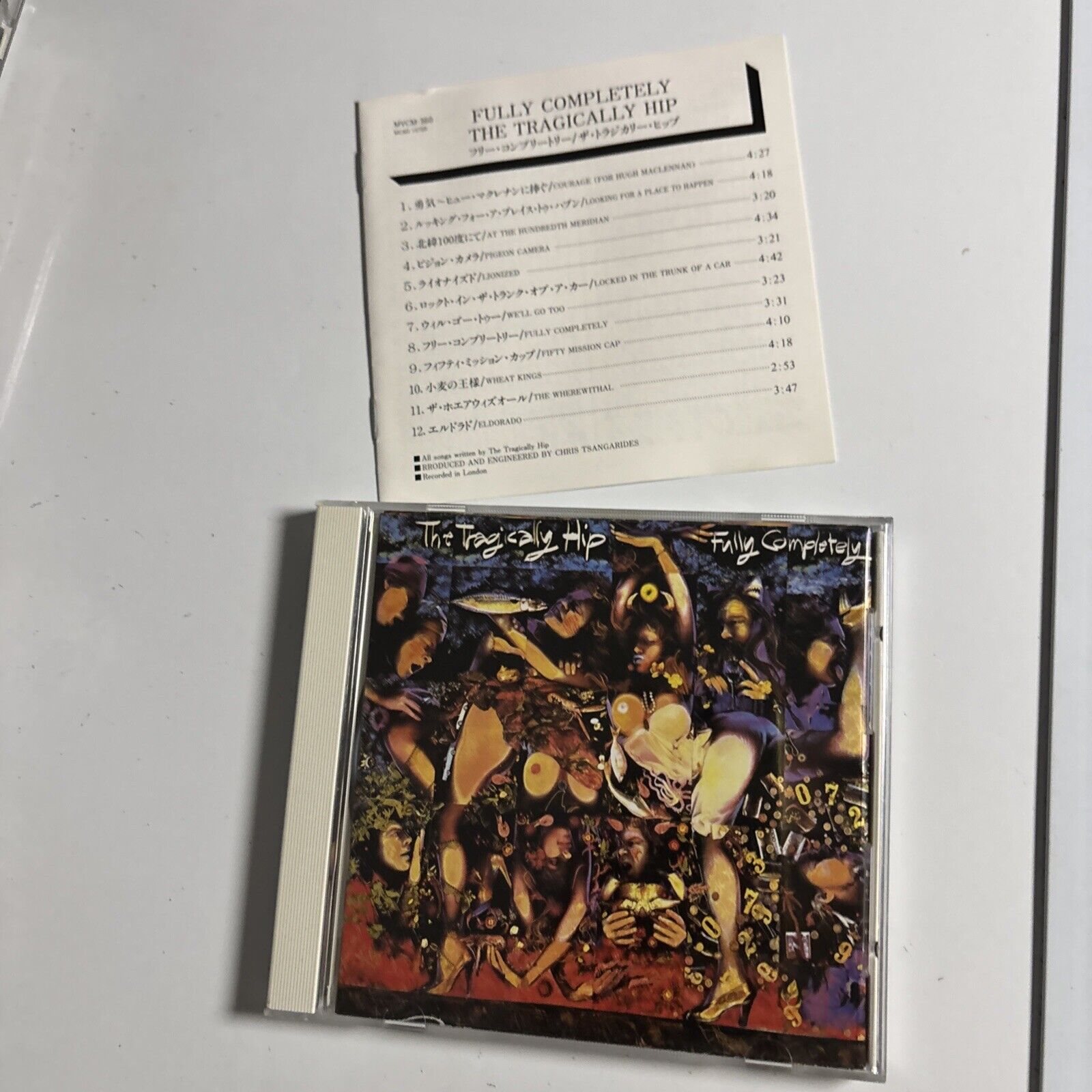 The Tragically Hip – Fully Completely (CD, 1992) mvcm-360 Japan – Retro ...