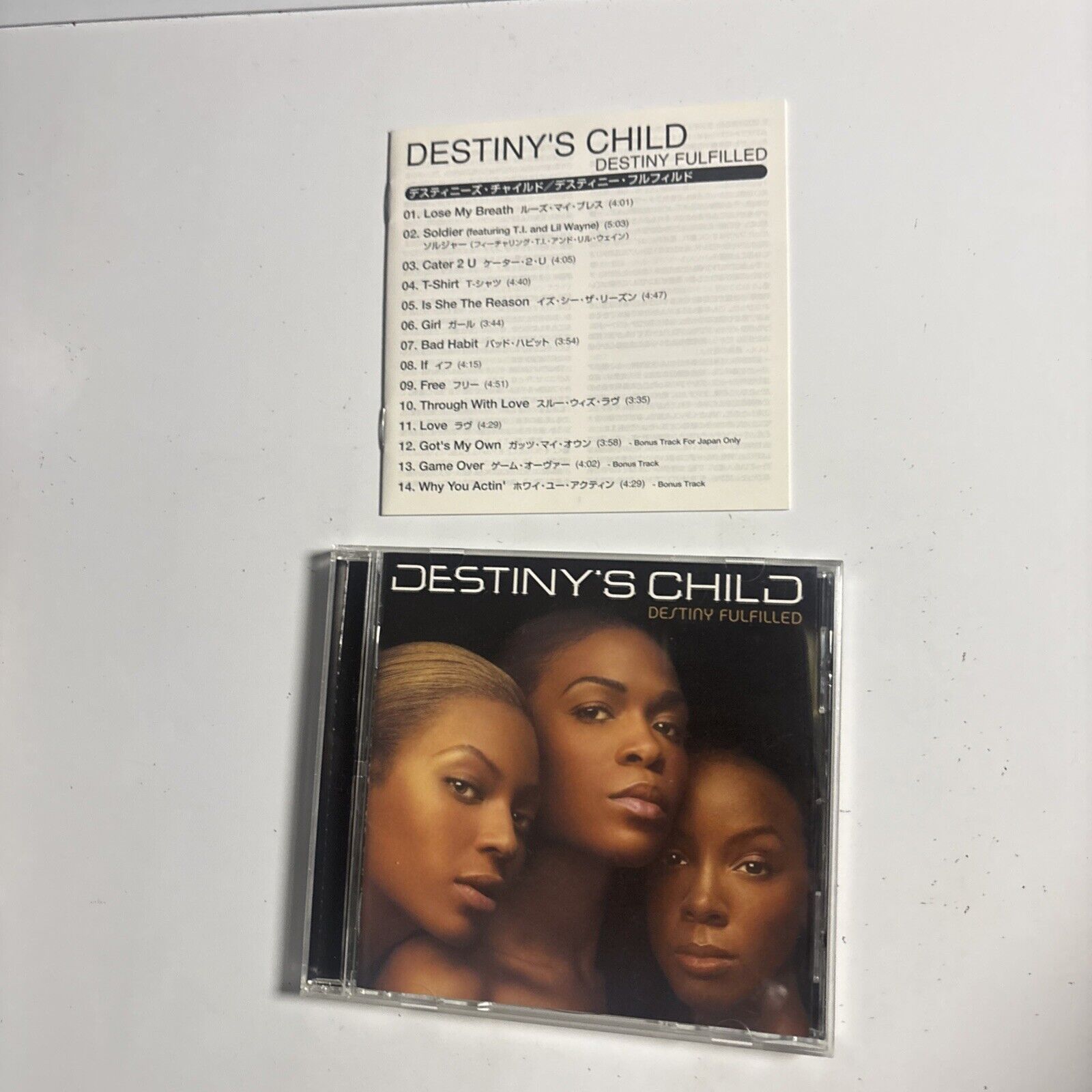 Destiny's Child – Destiny Fulfilled (CD, 2004) sicp-700 Japan – Retro Unit