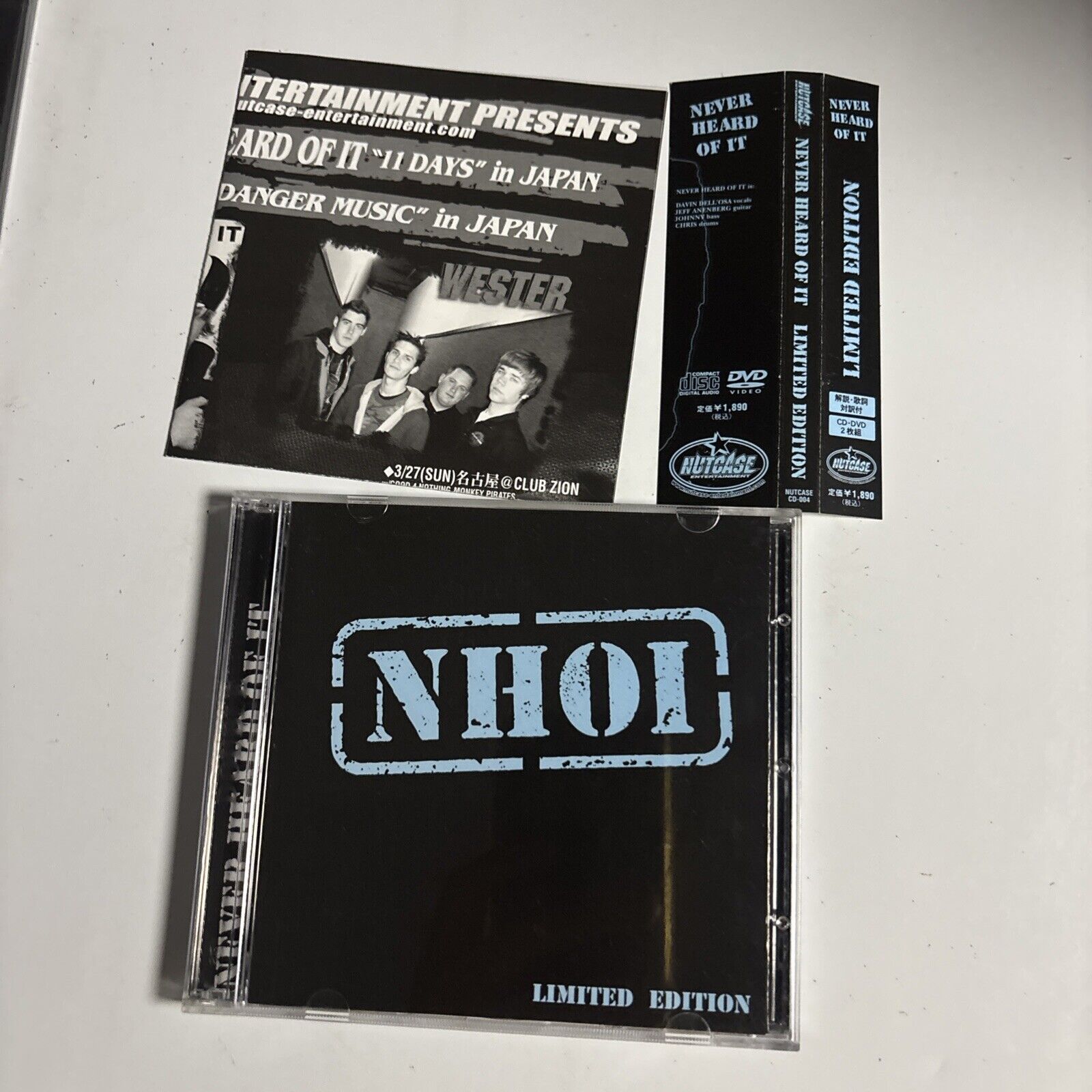 Never Heard Of It – Limited Edition (CD + DVD, 2005) nutcase-cd-004 Ja ...