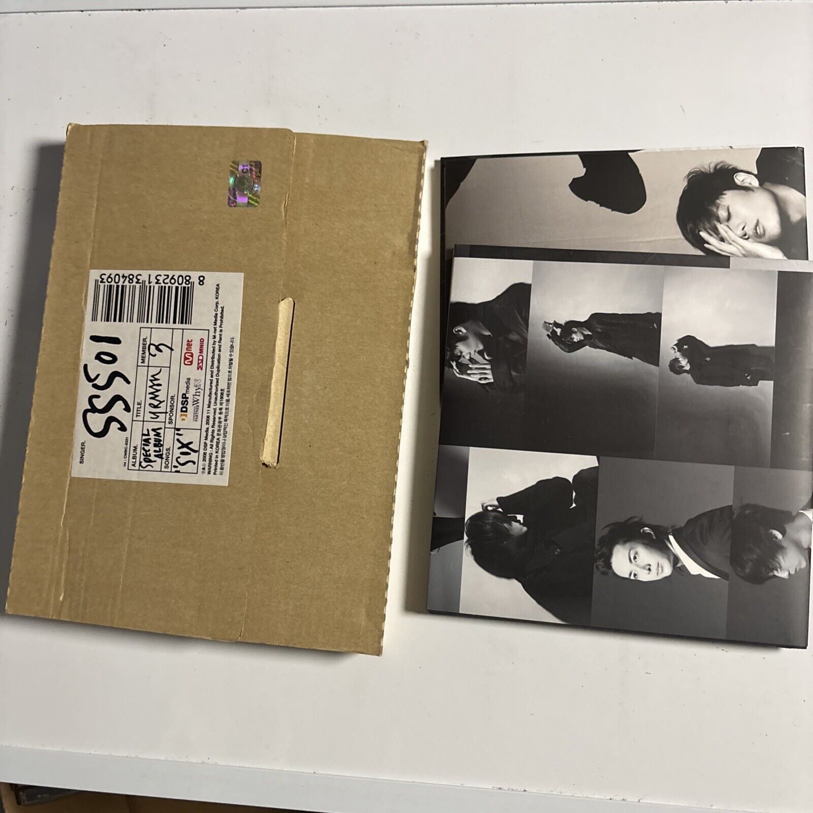 SS501 – U R Man Special Mini Album (CD, 2008) CMBC-8331 Korea Photo Bo ...
