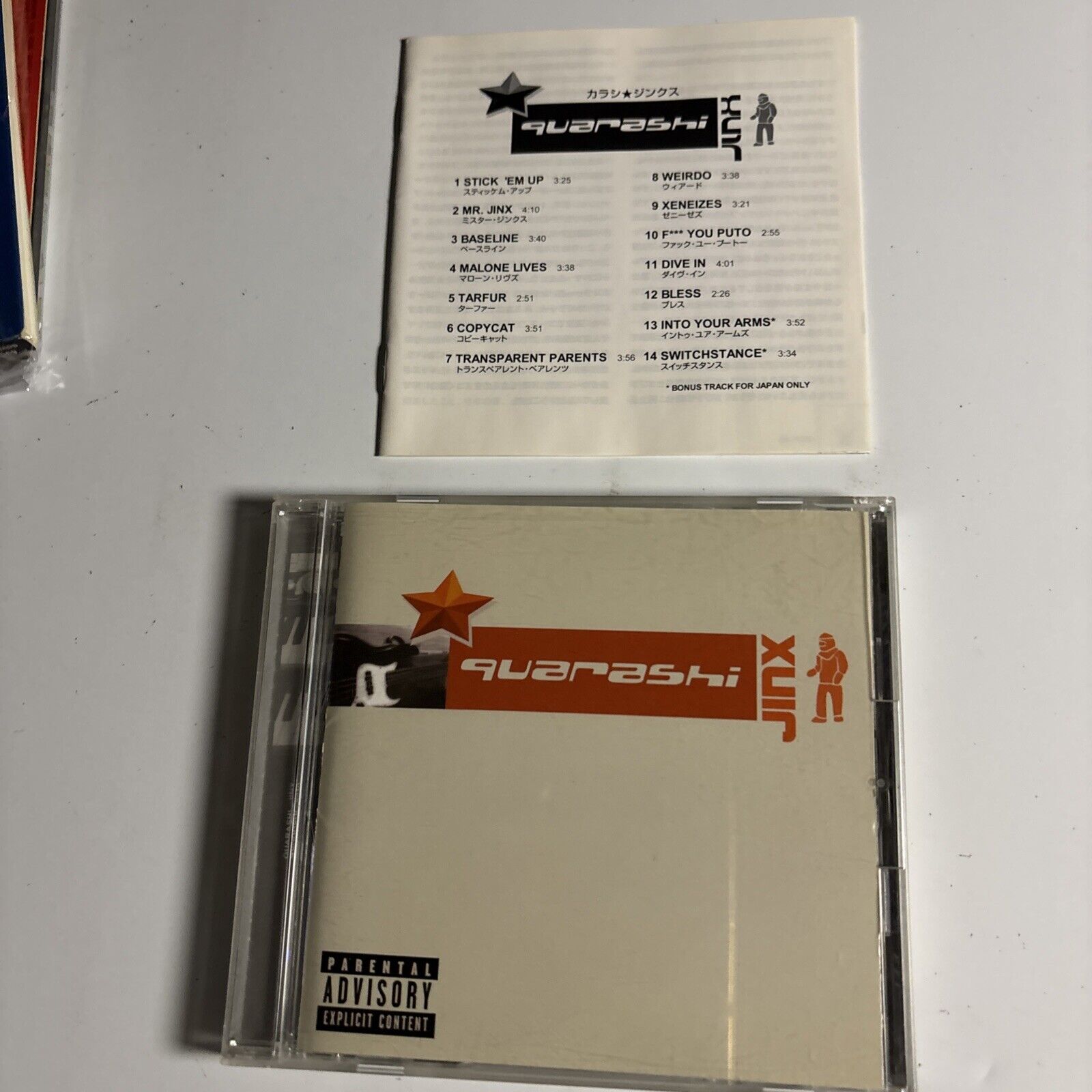 Quarashi – Jinx (CD, 2002) sicp-163 Japan Bonus Track – Retro Unit