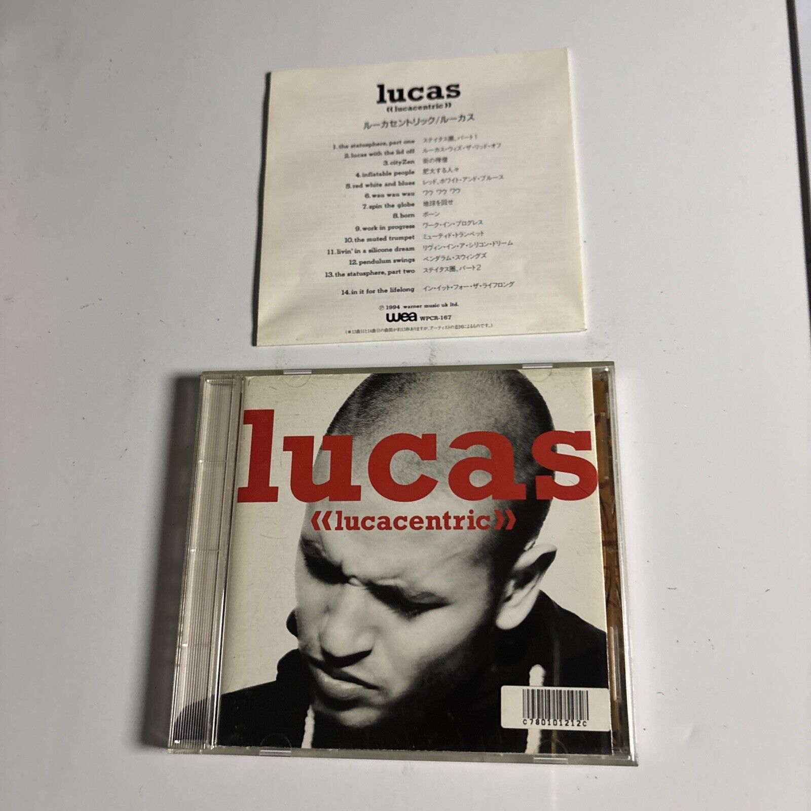 Lucas – Lucacentric (CD, 1994) wpcr-167 Japan – Retro Unit