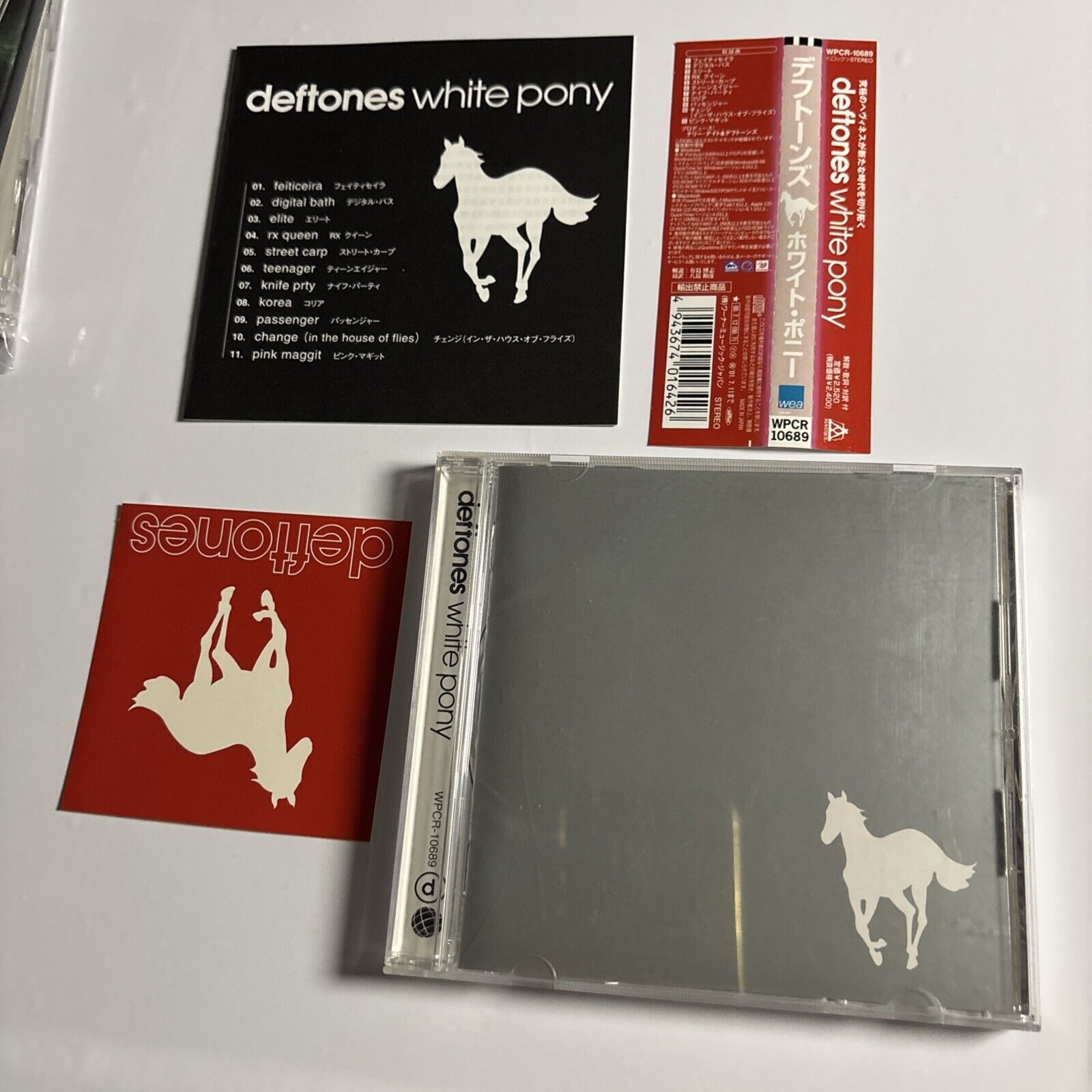 Deftones – White Pony (CD, 2000) wpcr-10689 Japan obi, sticker – Retro Unit