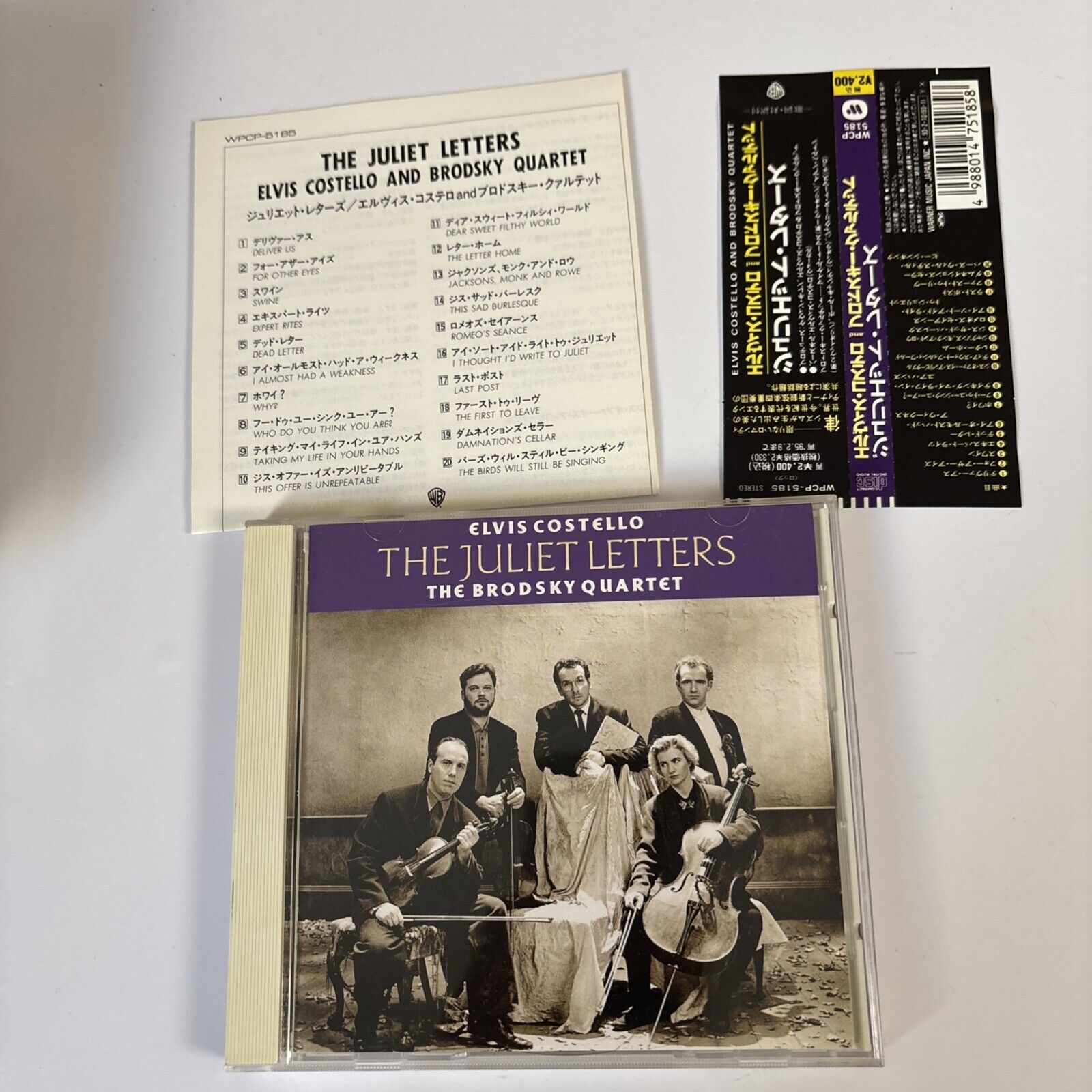 Elvis Costello And The Brodsky Quartet – The Juliet Letters (CD, 1993 ...