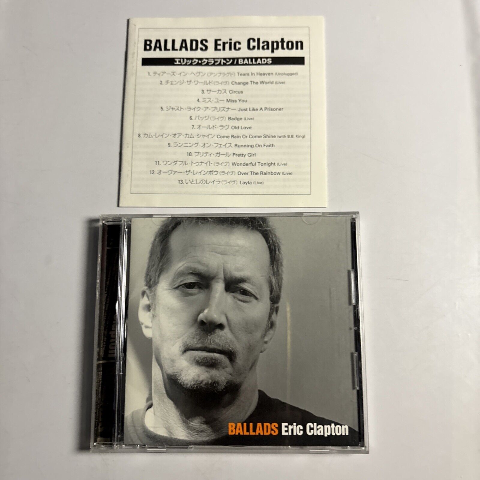 Eric Clapton – Ballads (CD, 2003) wpcr-11760 Japan – Retro Unit